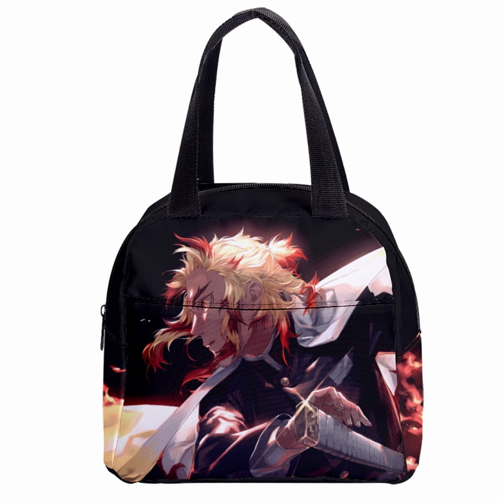 Insulated Lunch Bag Anime Tanjiro Kamado Nezuko Lunch Box Handbag for ...