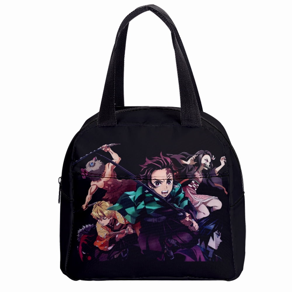 Insulated Lunch Bag Anime Tanjiro Kamado Nezuko Lunch Box Handbag for ...