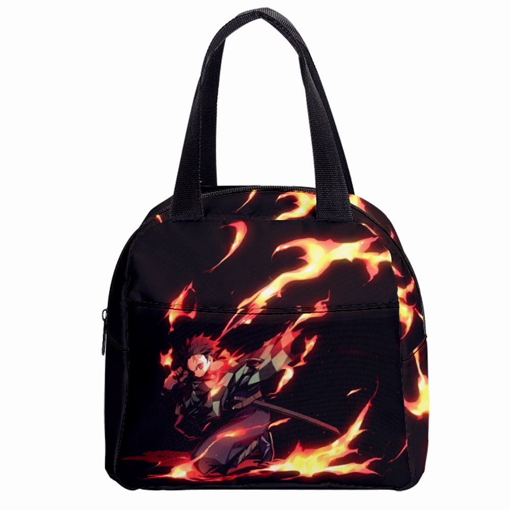 Insulated Lunch Bag Anime Tanjiro Kamado Nezuko Lunch Box Handbag for ...