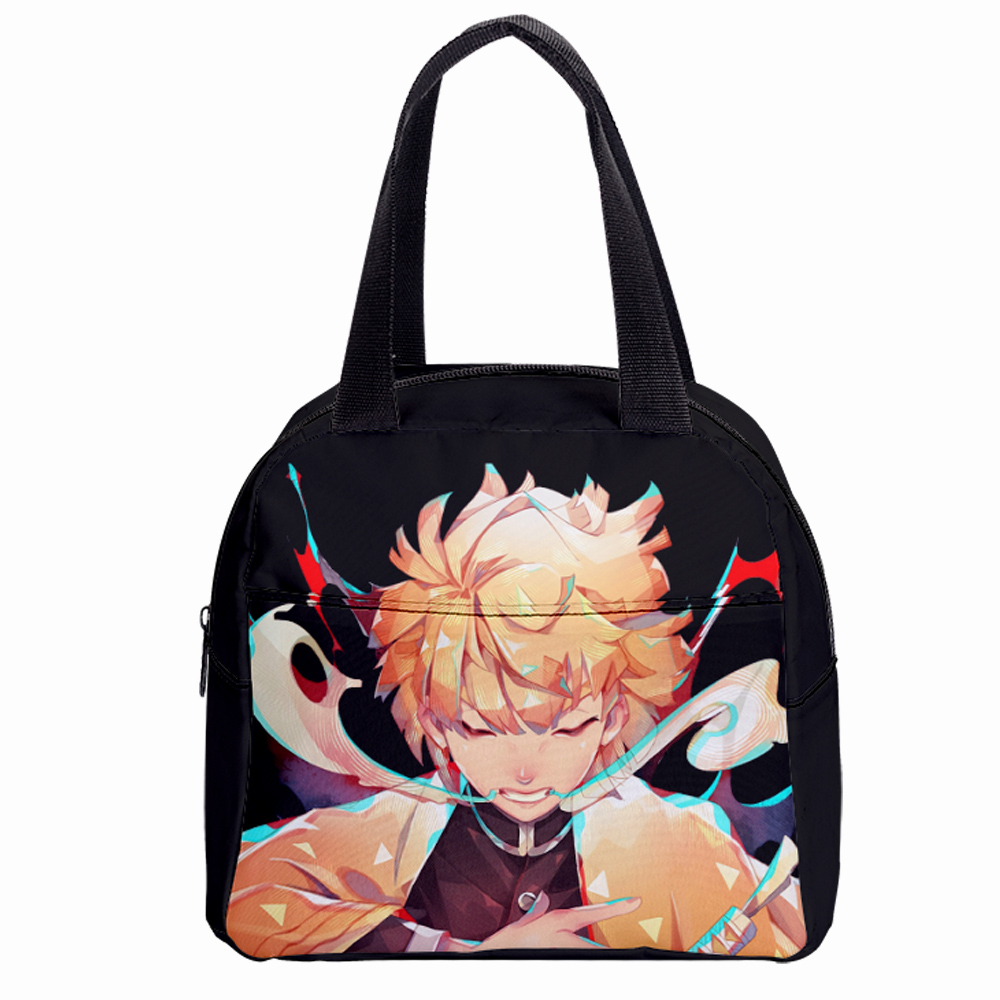 Insulated Lunch Bag Anime Tanjiro Kamado Nezuko Lunch Box Handbag for ...