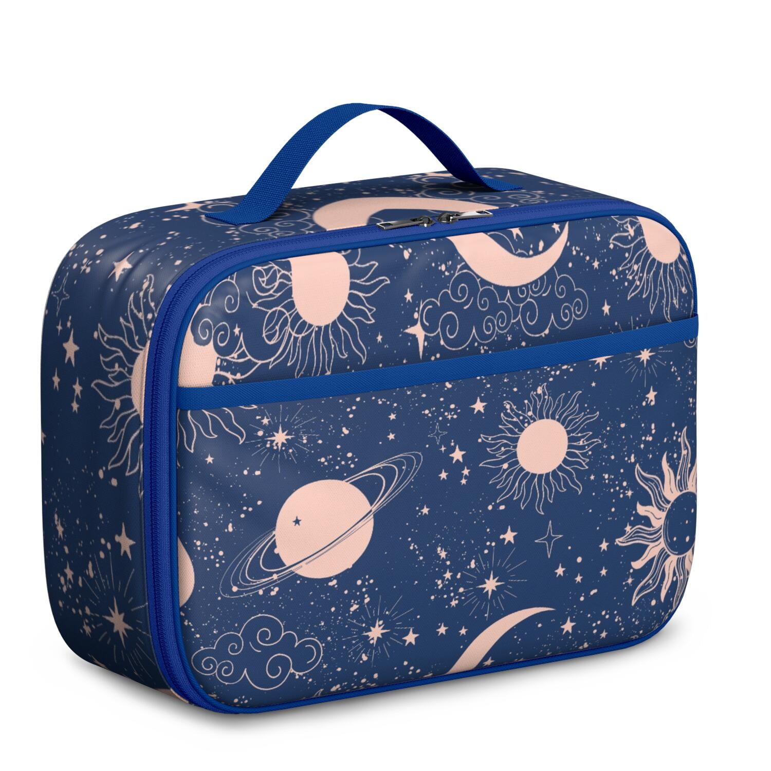 Insulated Lunch Bag – Gothic Celestial Sun Moon Astrology Print Starry ...
