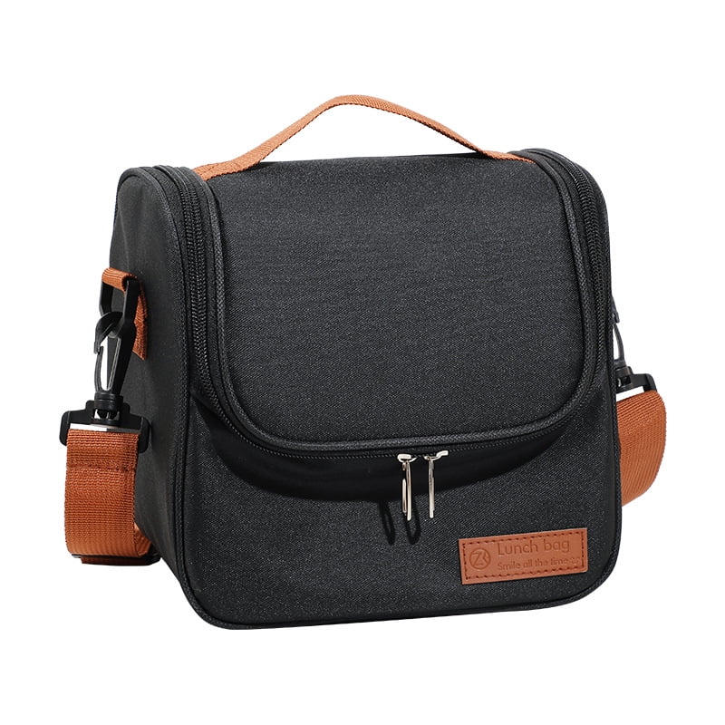 Insulated Lunch Bag, Leak Proof Insulated Lunch Box Work School, Soft ...