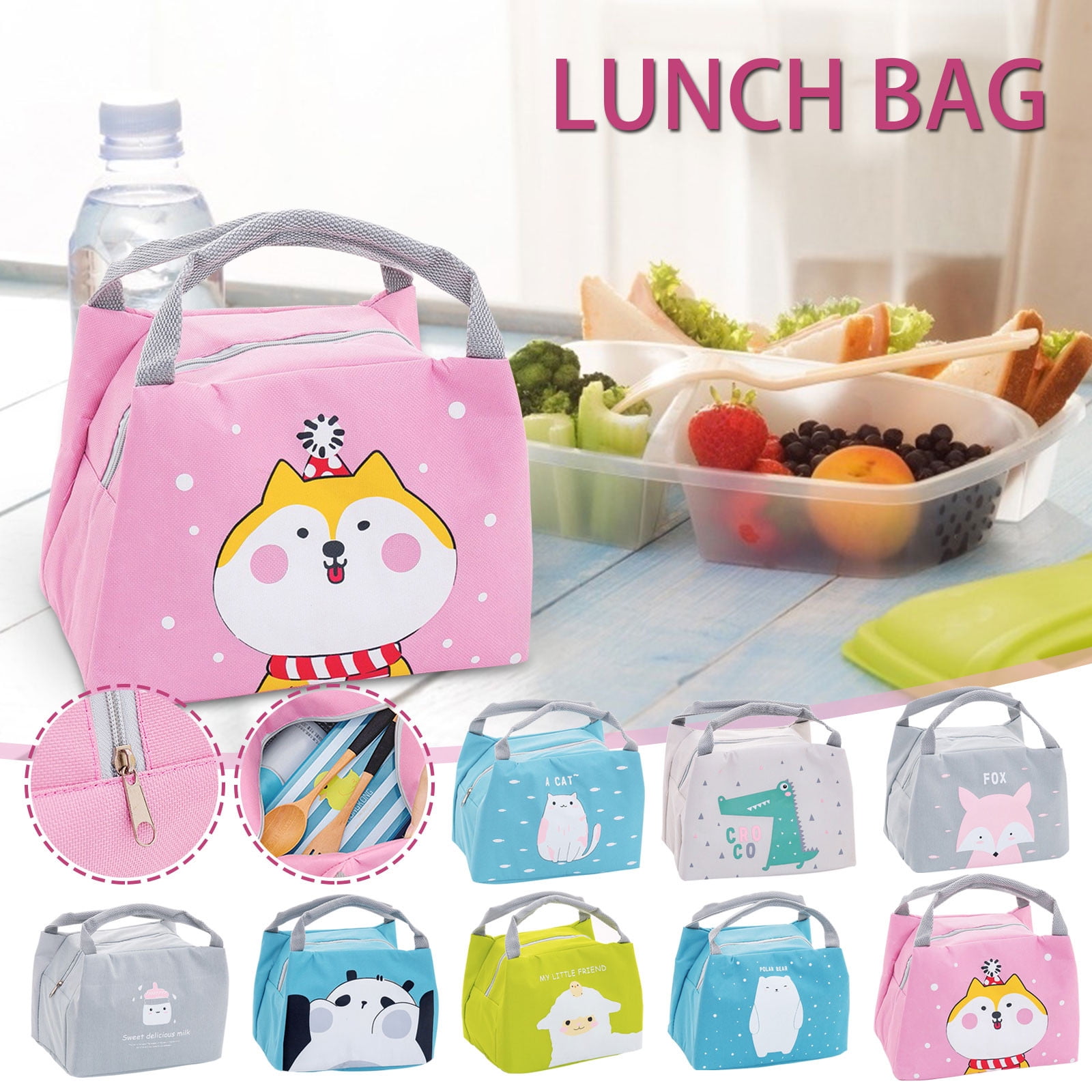 Insulated Lunch Bag,Leakproof Design,12-Hour Warmth Retention,Stylish ...