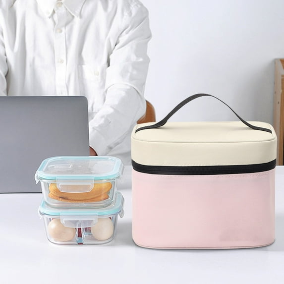 Insulated Lunch Bag, Leakproof Thermal Carrier, Large Capacity Storage ...