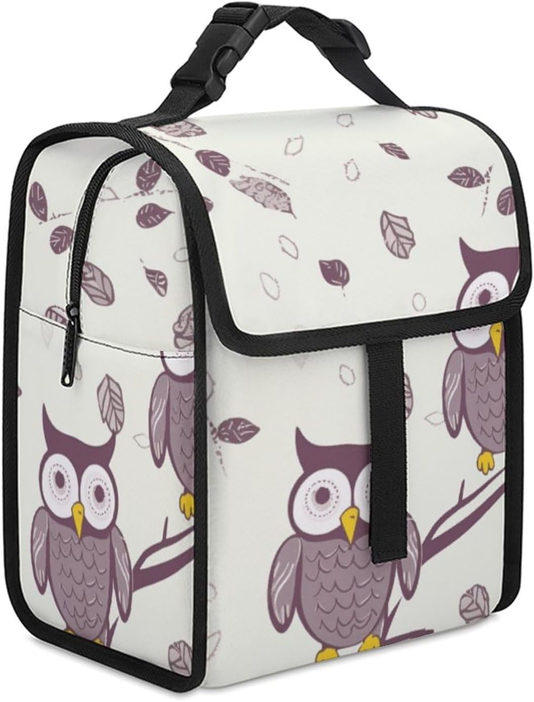Insulated Lunch Bag Lunch Box for Woman Man Owl Tree Branches Lunchbox ...