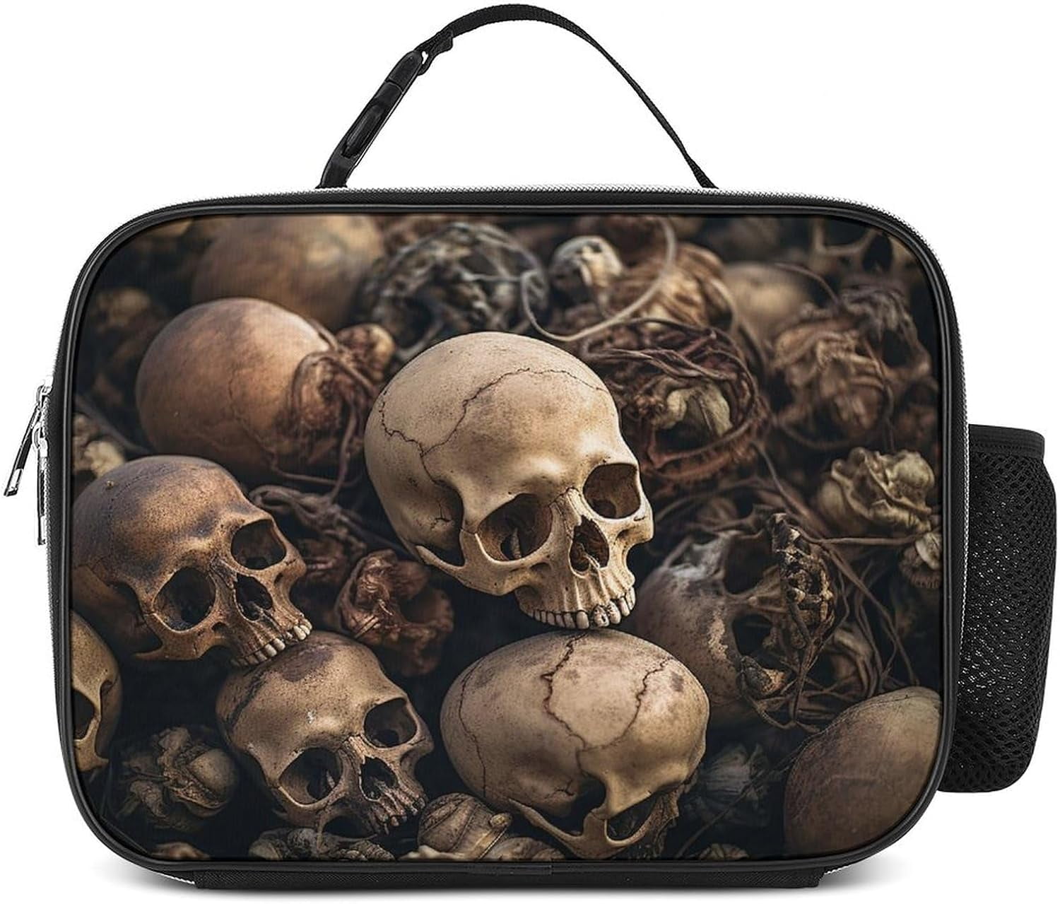 Insulated Lunch Bag Lunch Box for Woman Man Some Skull ShapesLunch Tote ...