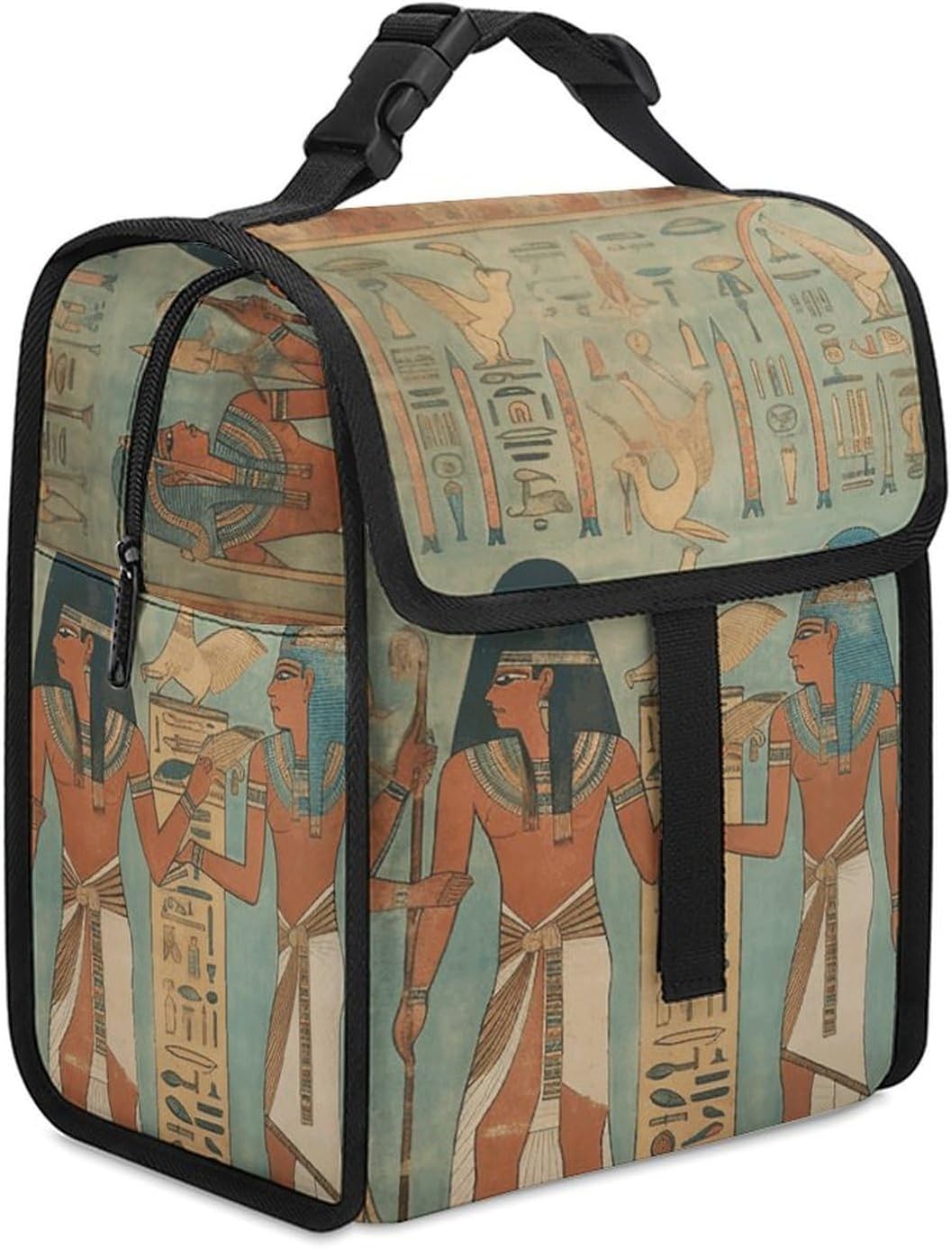 Insulated Lunch Bag Lunch Box for Woman Man Women in Ancient Egypt ...