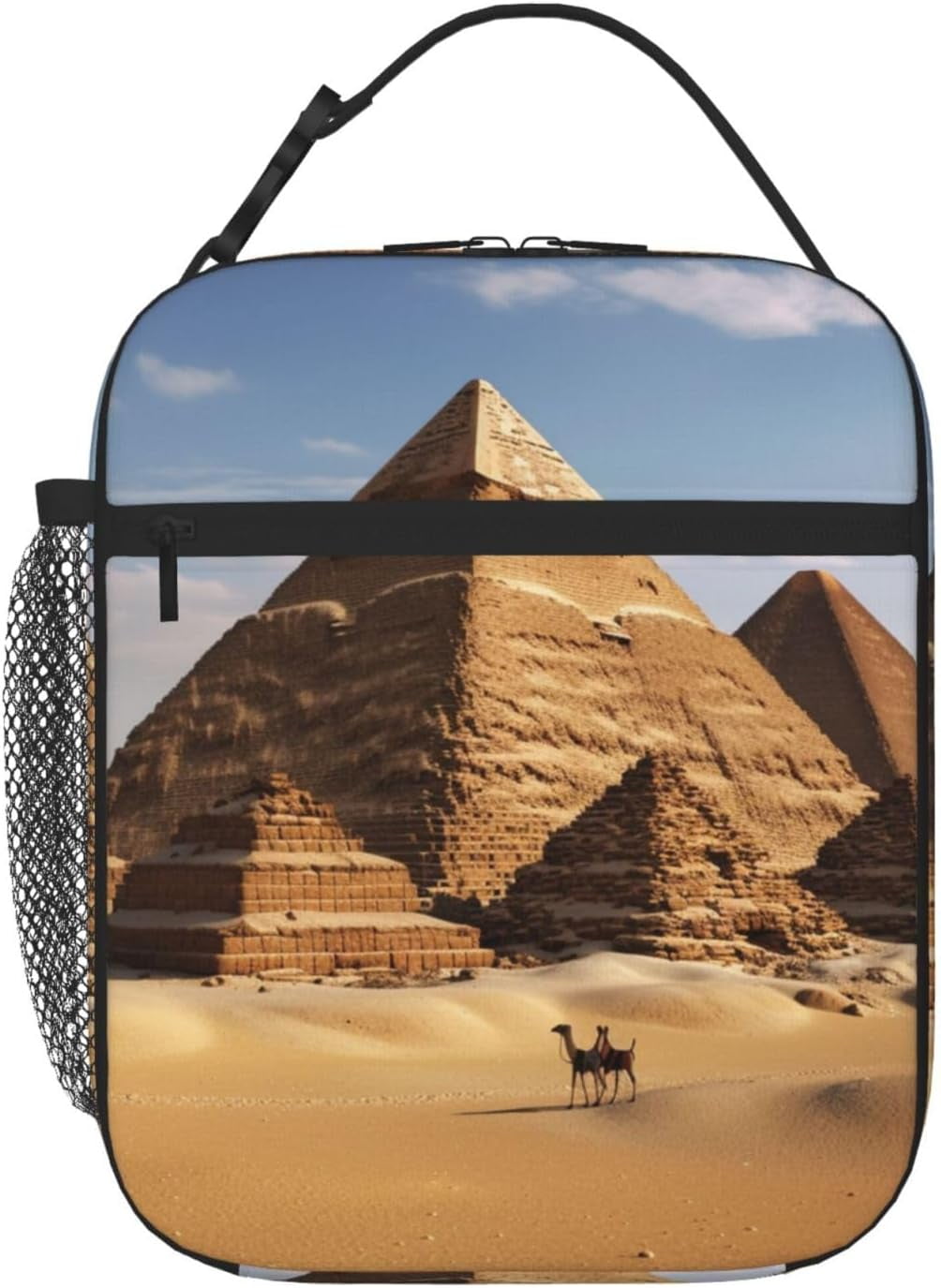 Insulated Lunch Bag Lunch Box for Women Ancient Egypt Pyramid Lunch Box ...