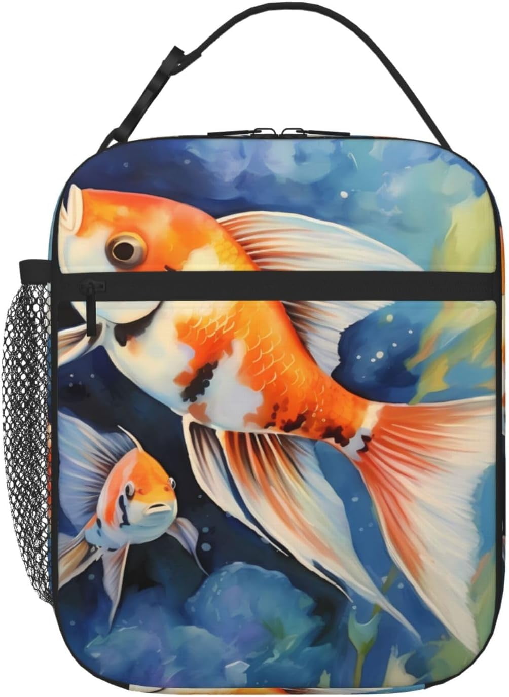 Insulated Lunch Bag Lunch Box for Women Butterfly fish painting Lunch ...
