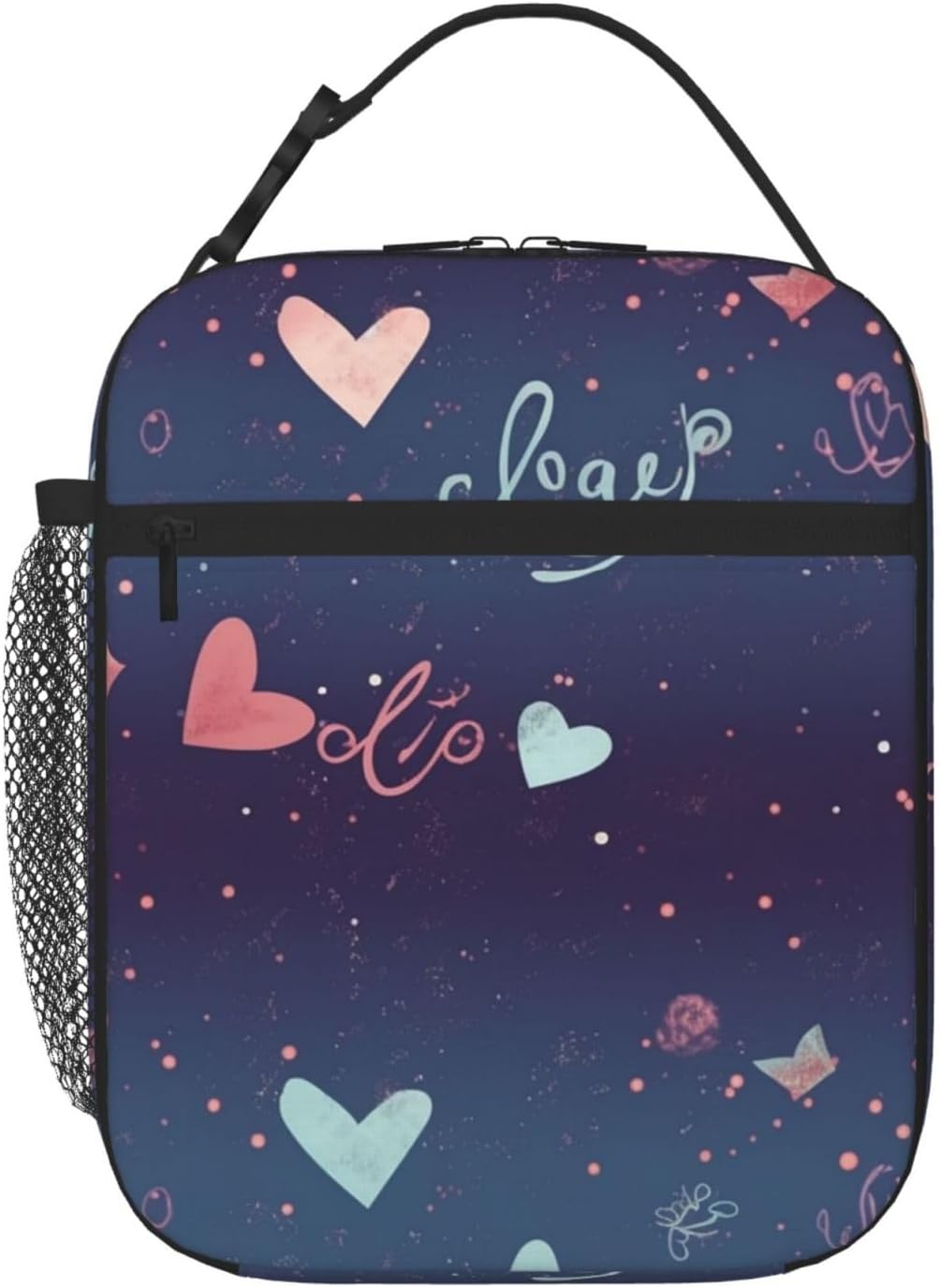 Insulated Lunch Bag Lunch Box for Women Love letter from stars Lunch ...