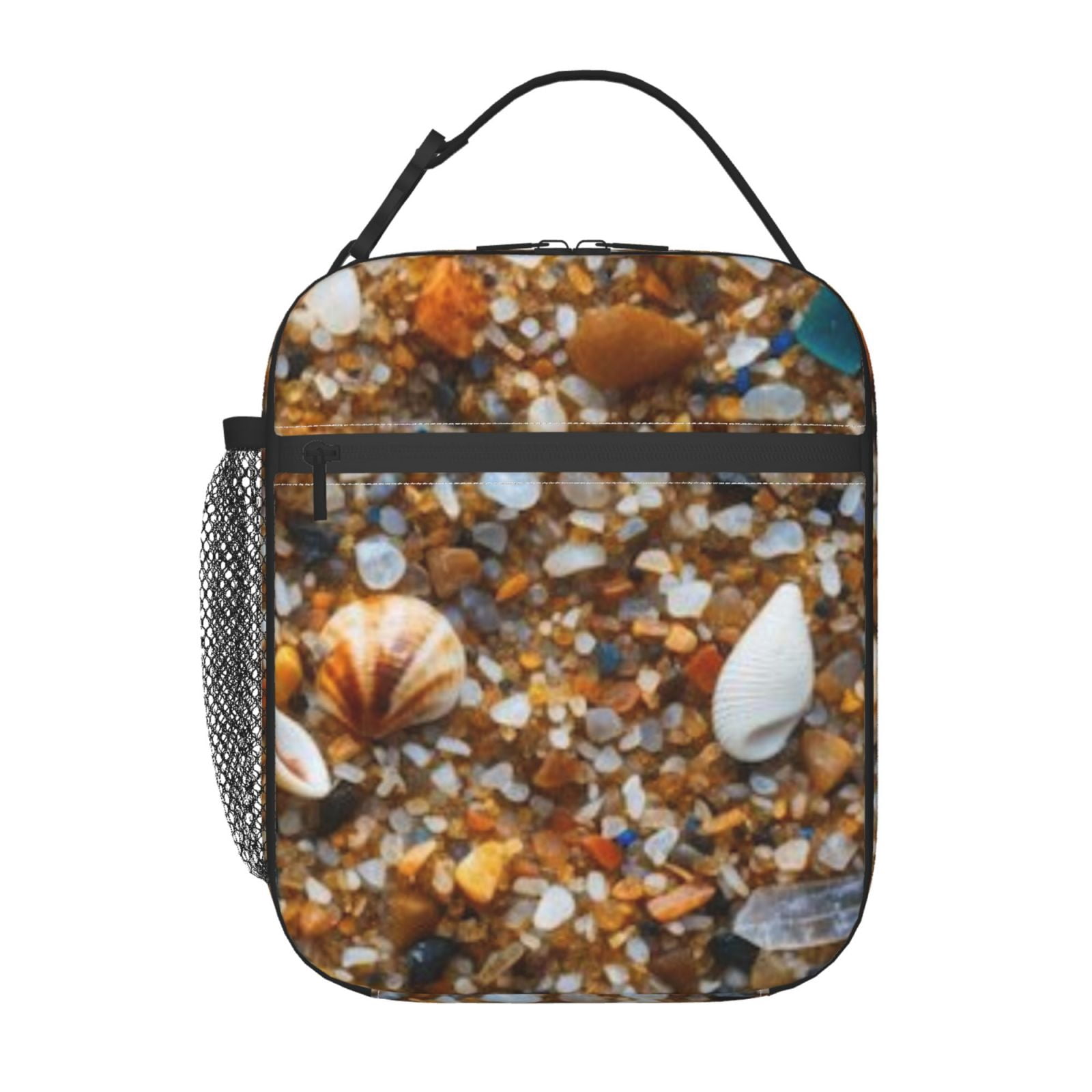 Insulated Lunch Bag Macro Shot Of Diverse Sand Grains Showcasing Colors ...