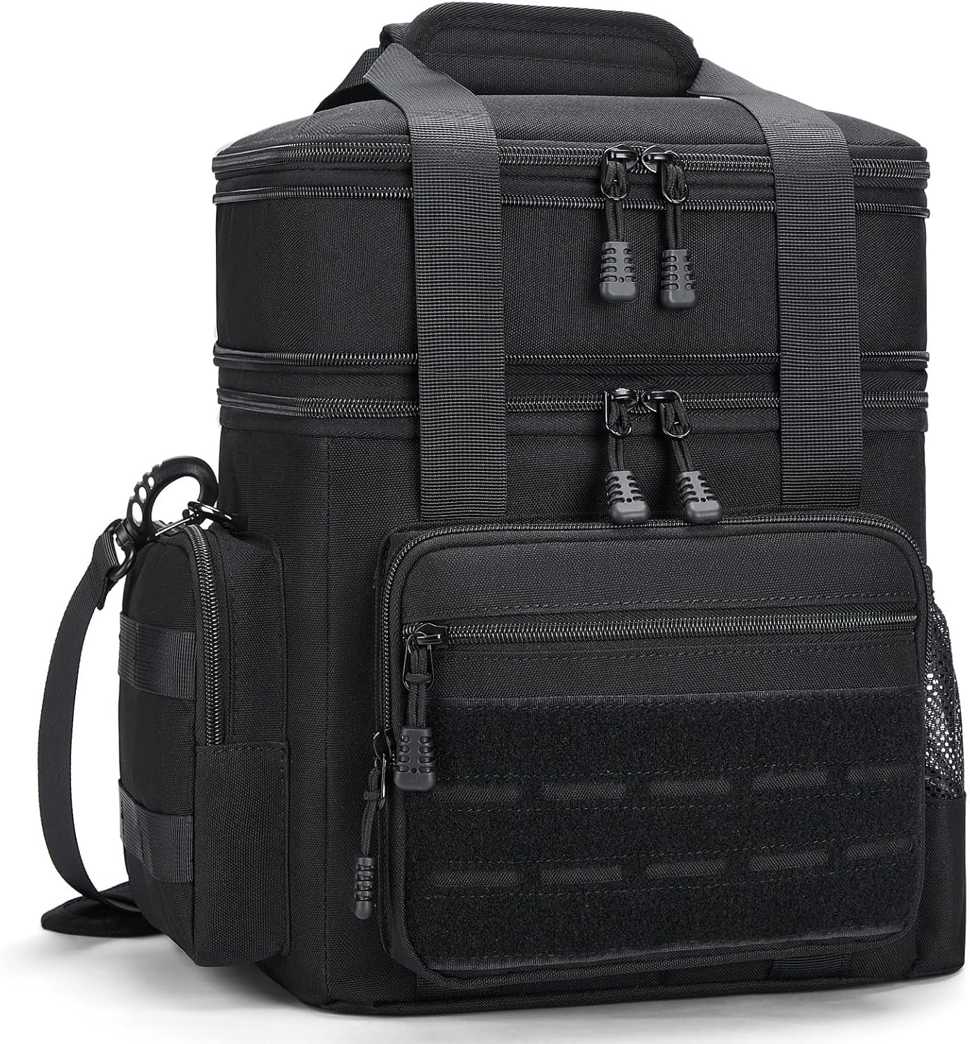 Insulated Lunch Bag for Men: Double Deck Expandable Tactical Lunch Bag ...