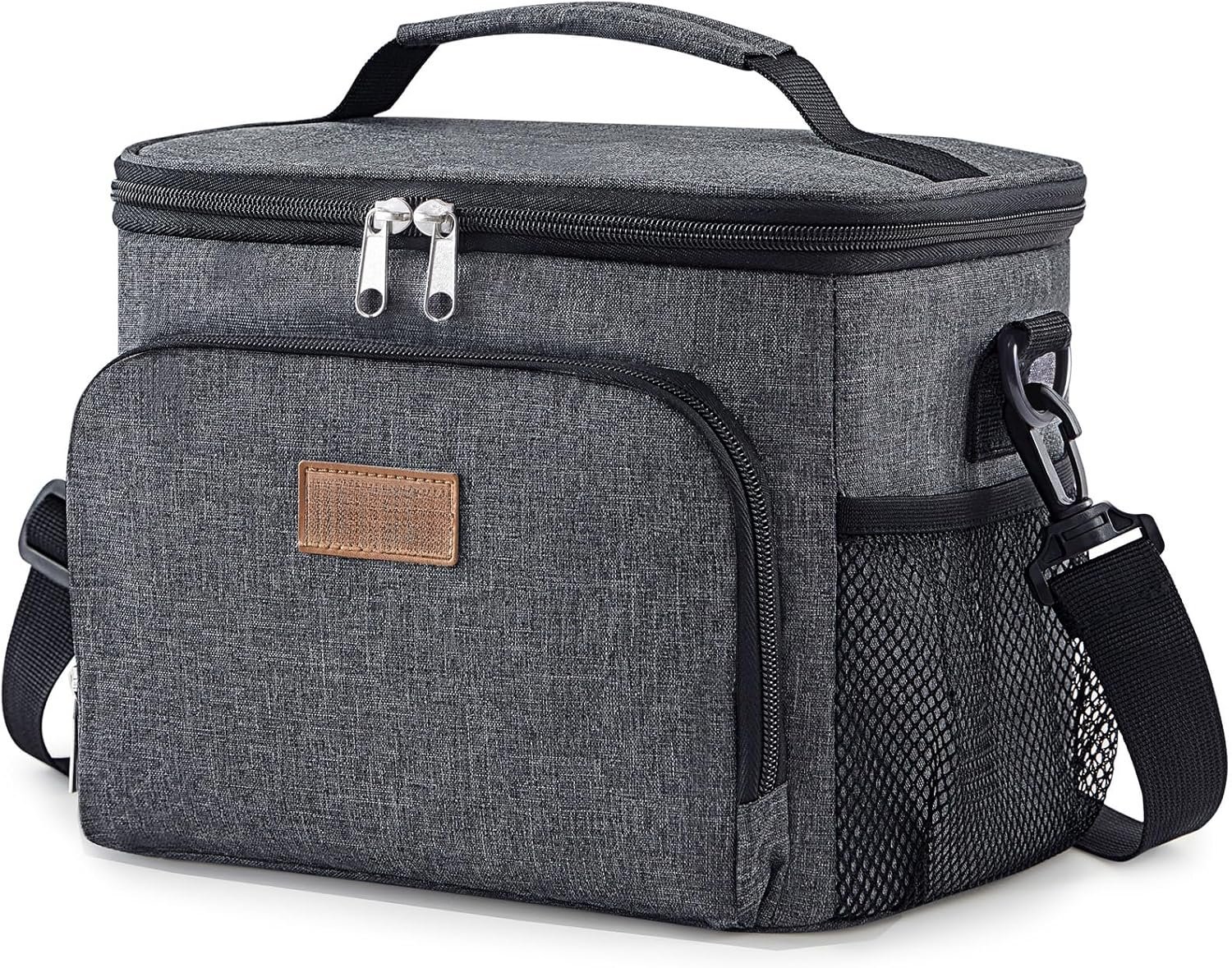 Insulated Lunch Bag for Men, Lunch Box Women, Portable Cooler Freezable ...
