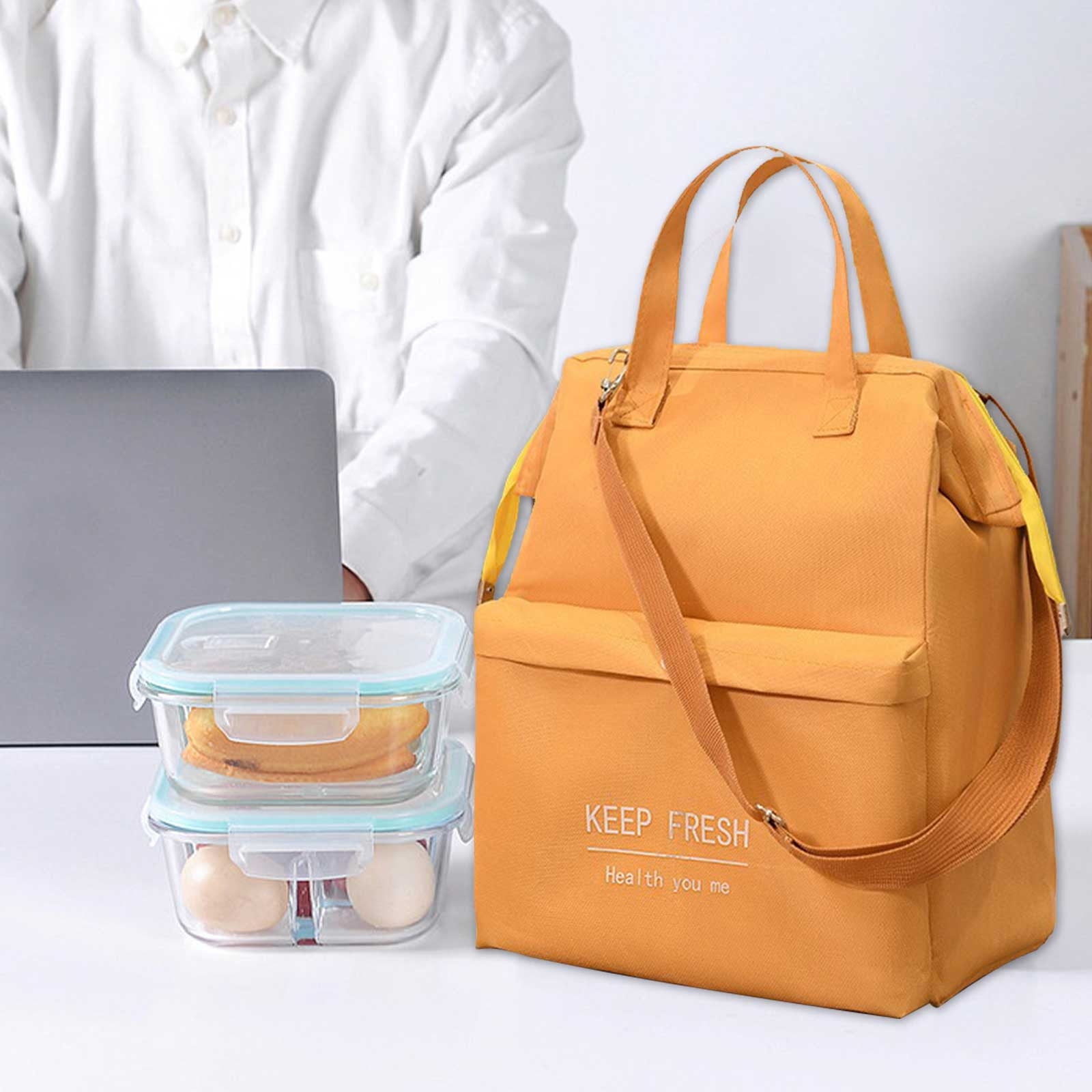 Insulated Lunch Bag,Large Capacity Food Carrier,Waterproof Material ...