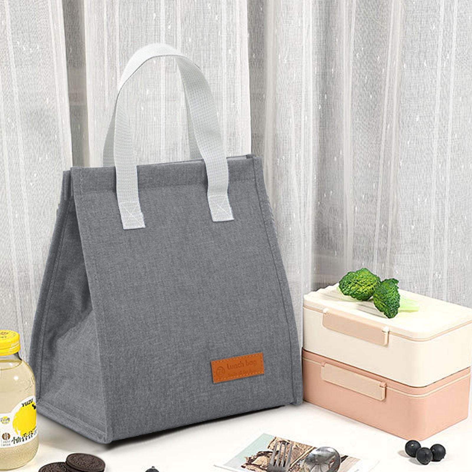 Insulated Lunch Bag, Reusable Lunch tote, Eco-Friendly Leak-Proof ...