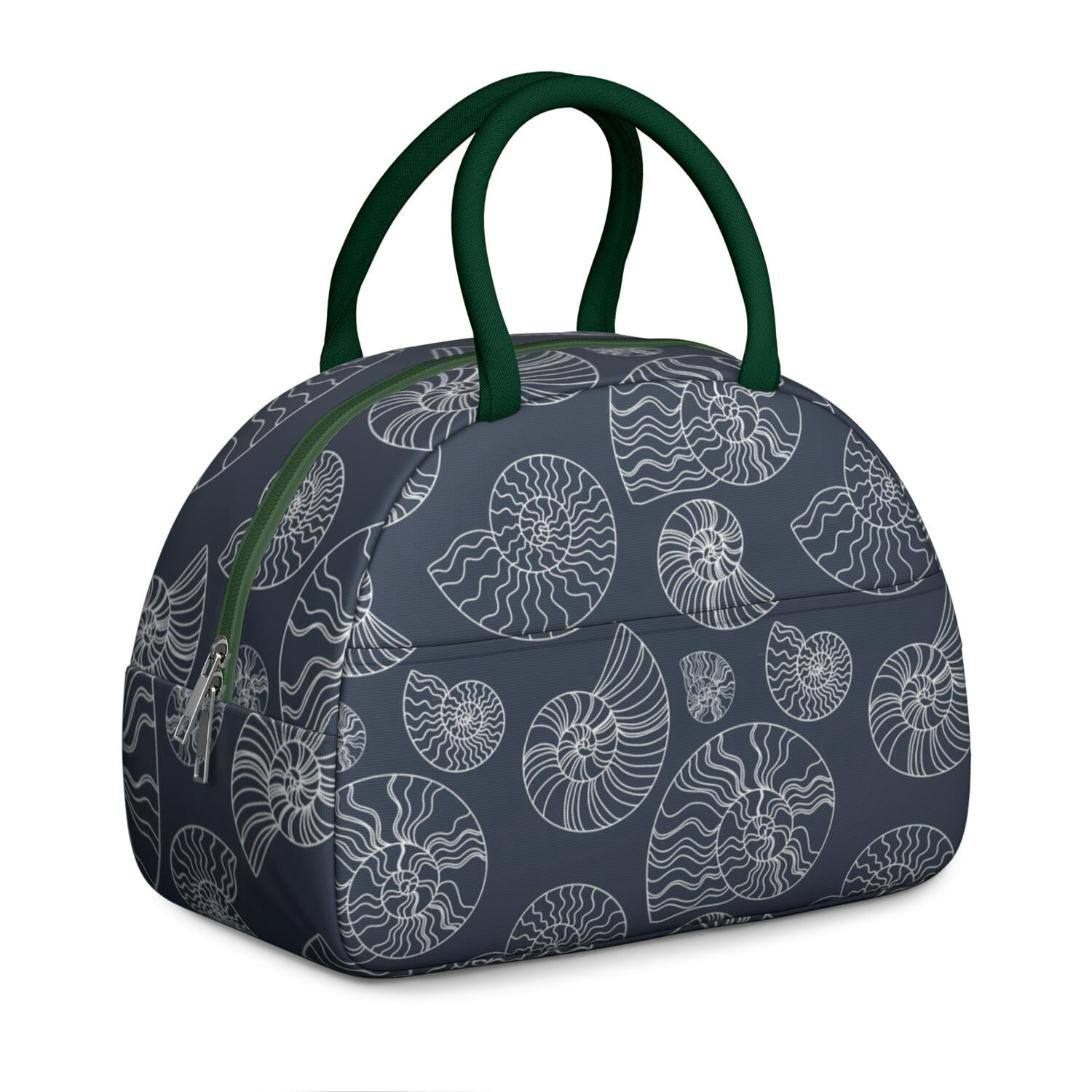 Insulated Lunch Bag Women, Reusable Ammonite Shells Fossils Tote Lunch ...