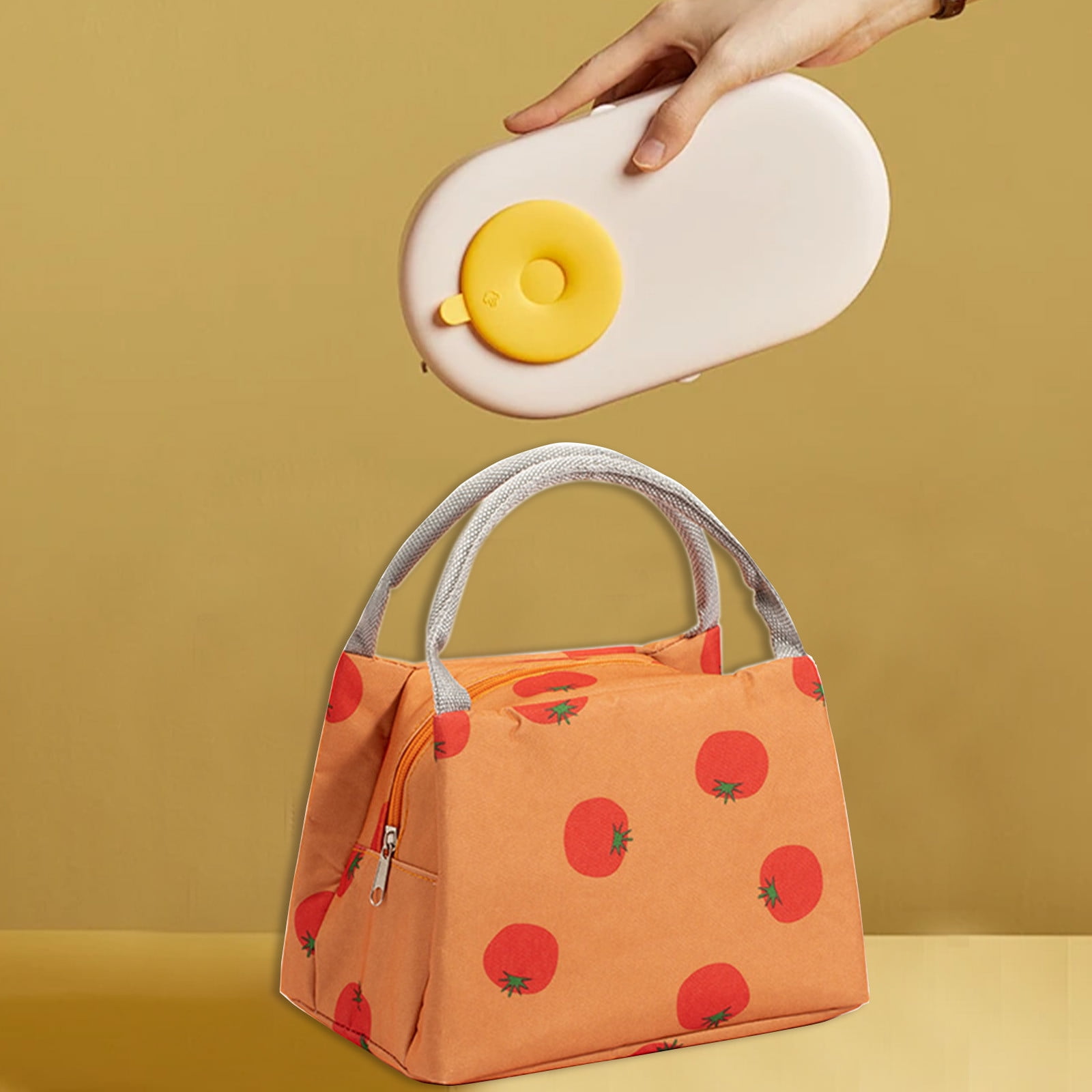 Insulated Lunch Bag for Work & School - Reusable Thermal Food Carrier ...