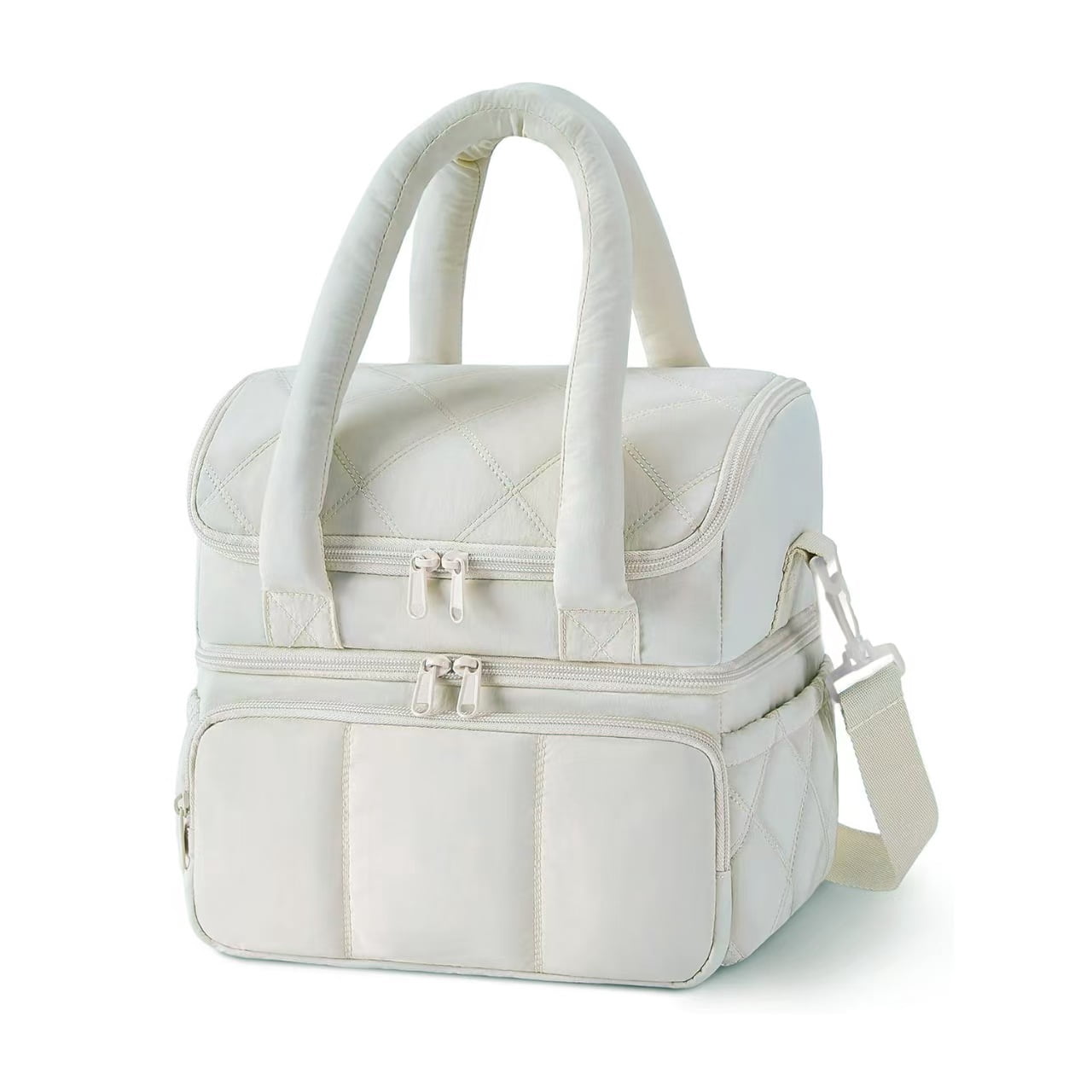 Insulated Lunch Bags for Women, Cute Quilted Lunch Box, Lightweight ...