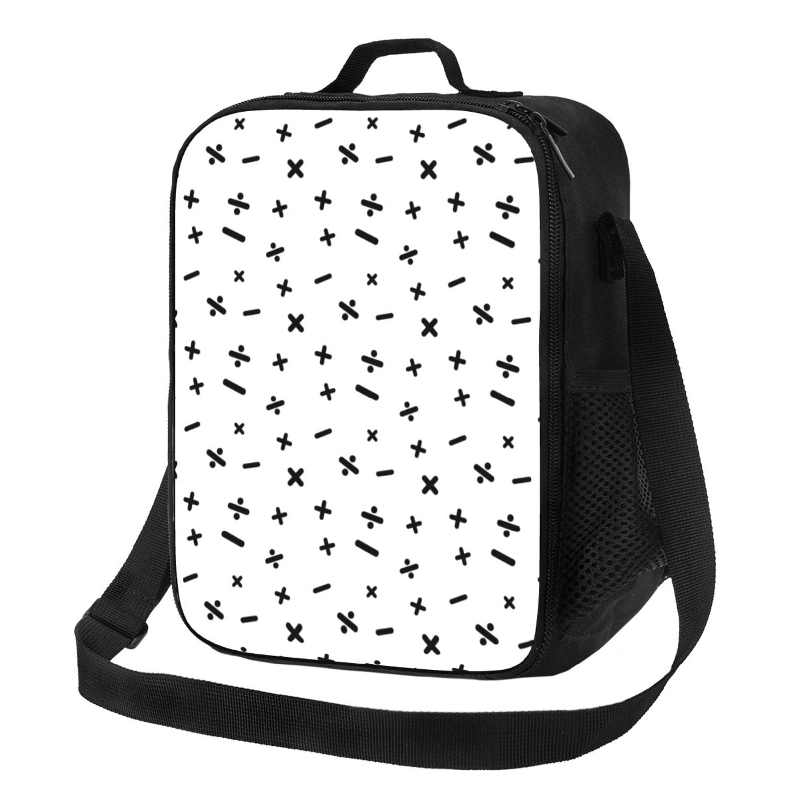 Insulated Lunch Bags for Women Men Work - Math sign Print hilarious ...