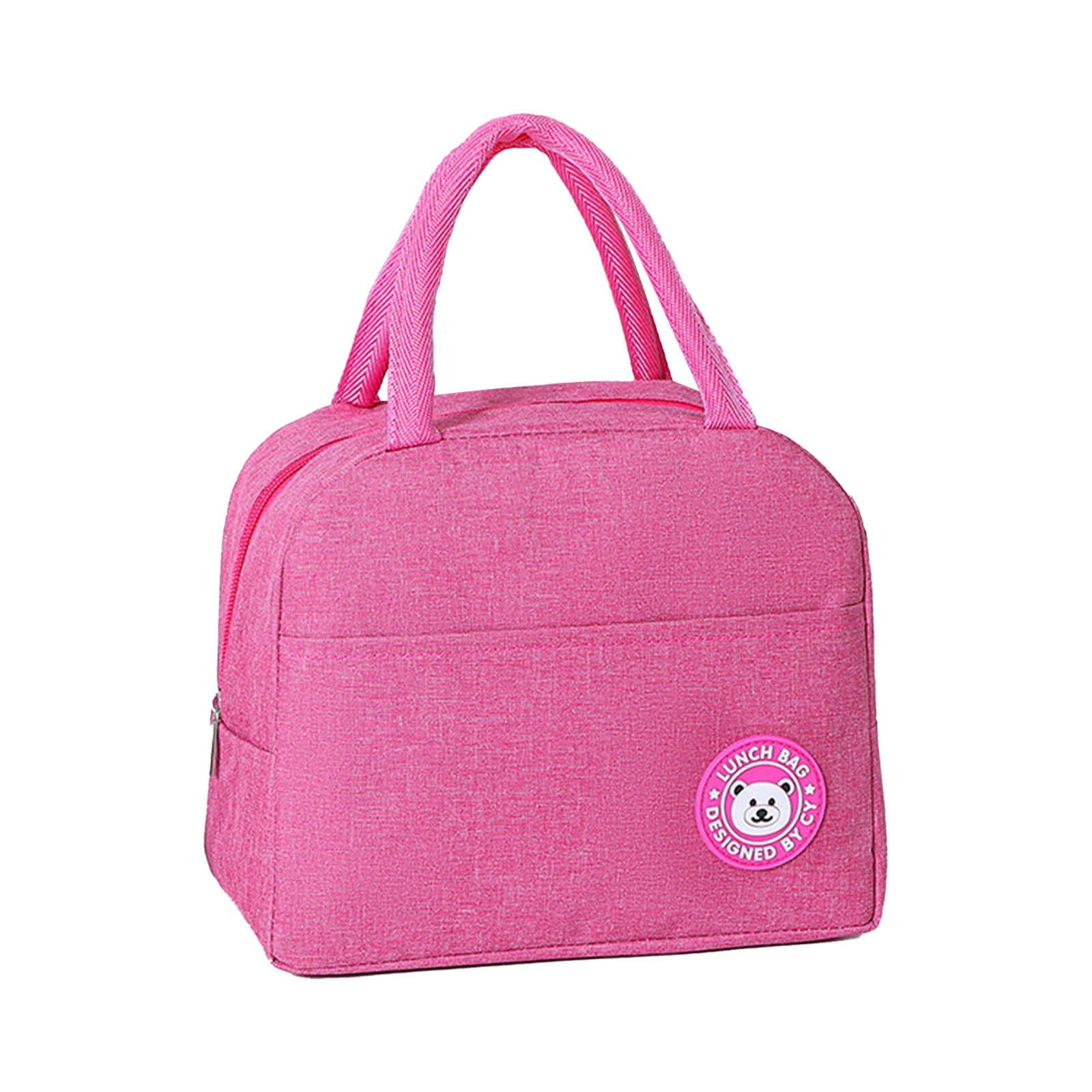 Insulated Lunch Box Bag,Keep Food, Lunch Bag Women Small Modern, Pink ...