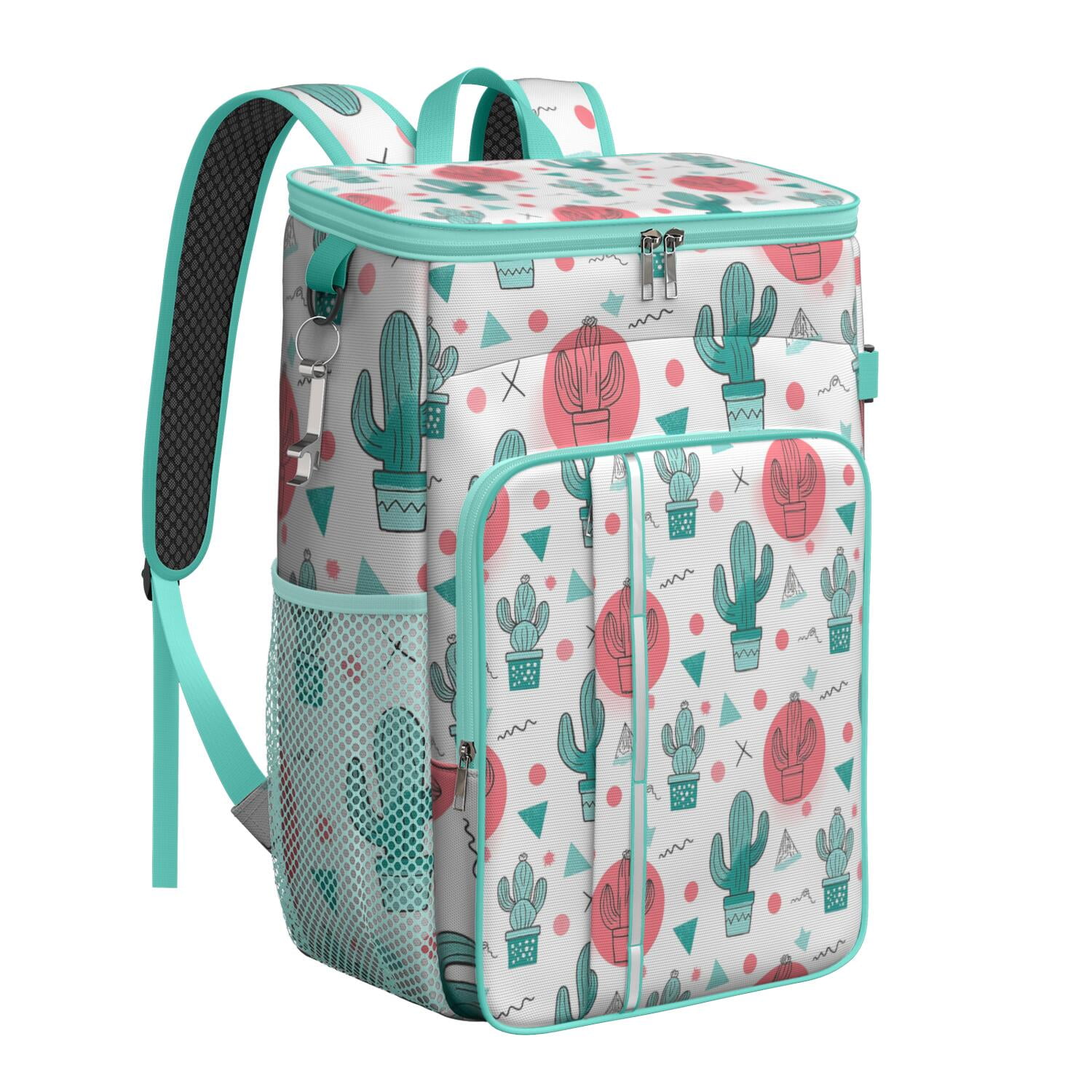 Insulated Lunch Box Cooler Backpack Cactus Lightweight Insulated ...