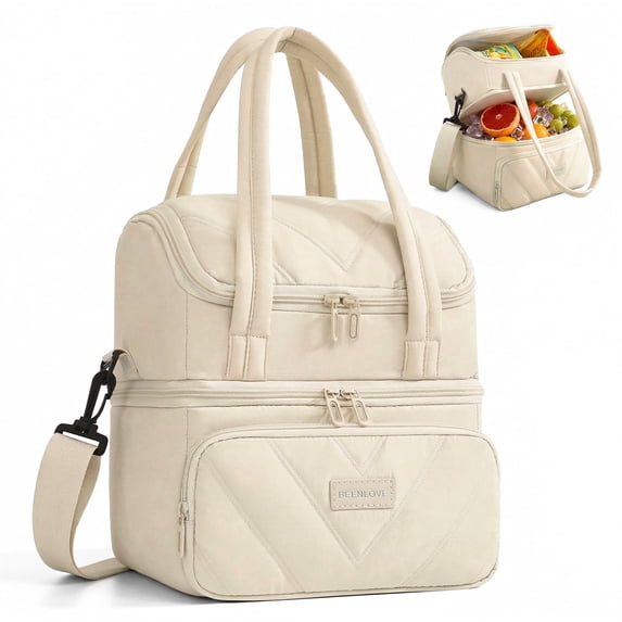 Insulated Lunch Box & Lunch Bag for Women Men, Water Resistant Reusable ...