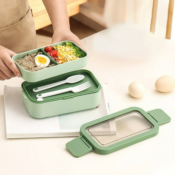 Insulated Lunch Box, Sealed Compartmented Food Container Featuring ...