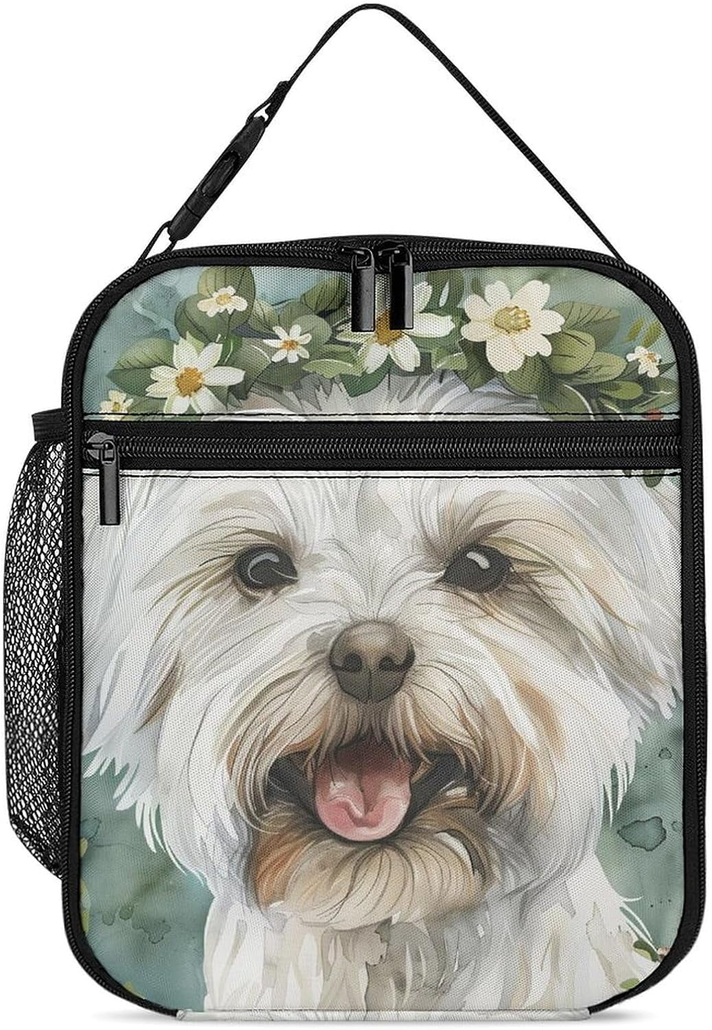 Insulated Lunch Box Spring Dog Lunch Bag Lunchbox Reusable Thermal Meal ...