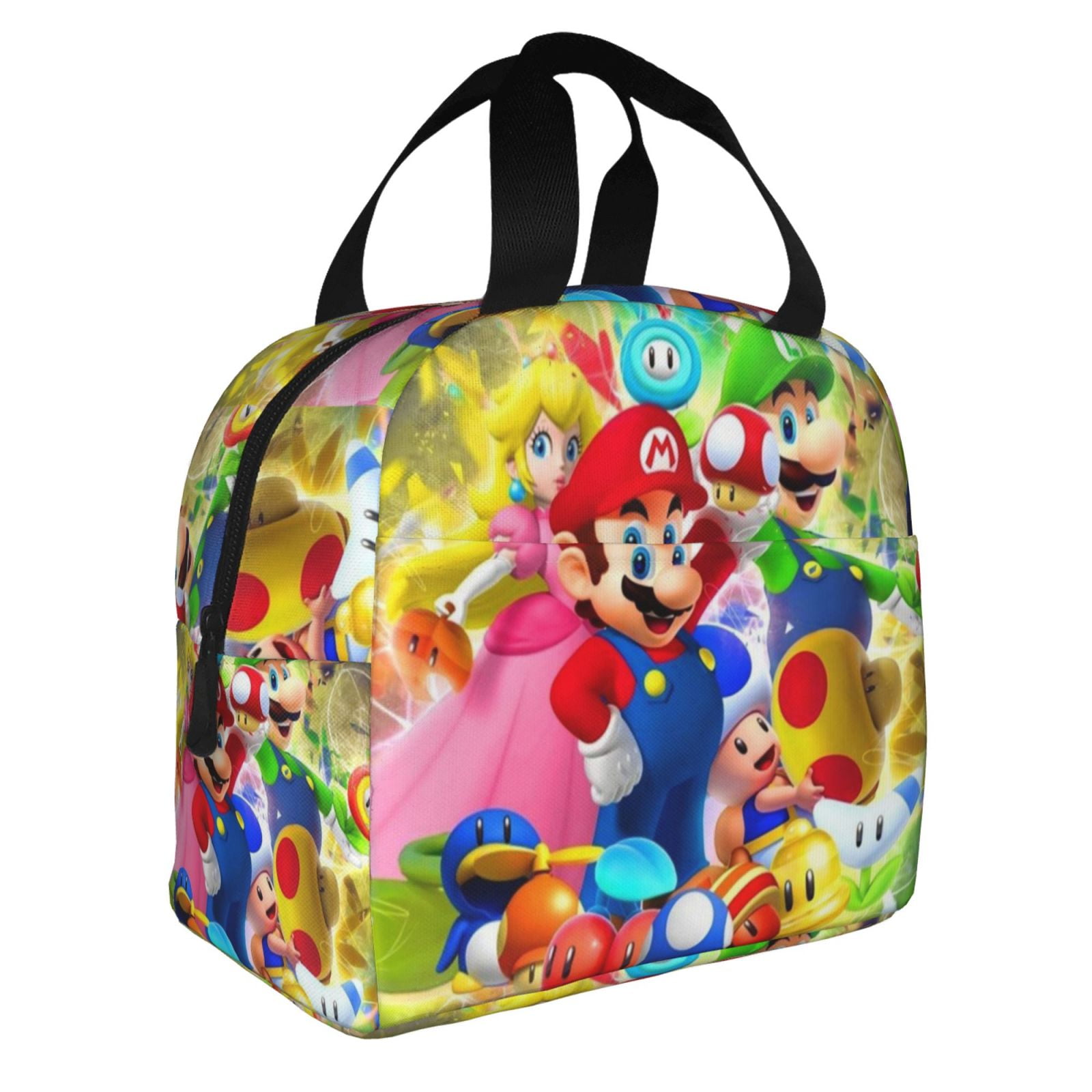 Insulated Lunch Box Super Mario Reusable Lunch Tote Bag Lunch For ...