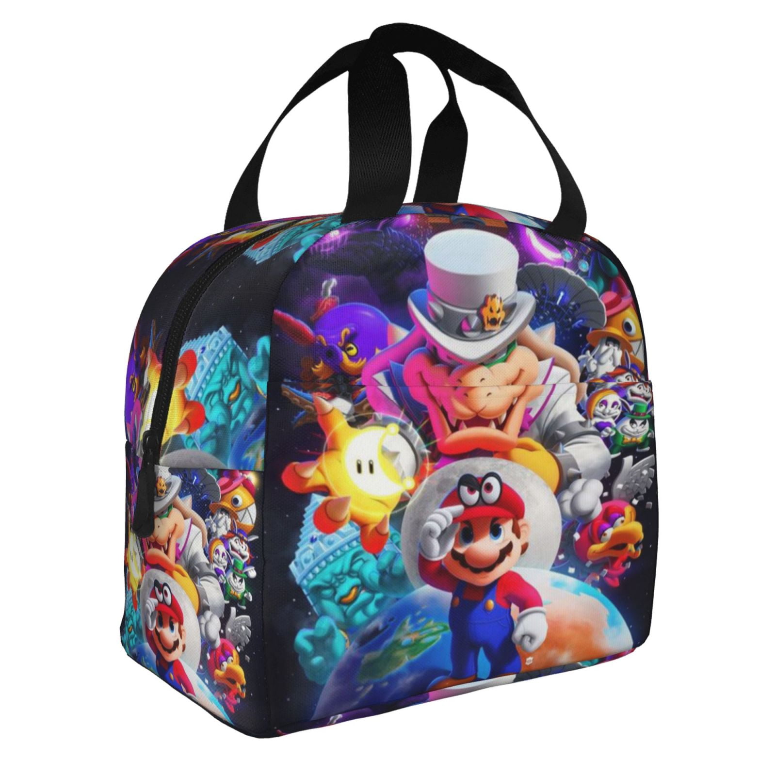 Insulated Lunch Box Super Mario Reusable Lunch Tote Bag Lunch For ...