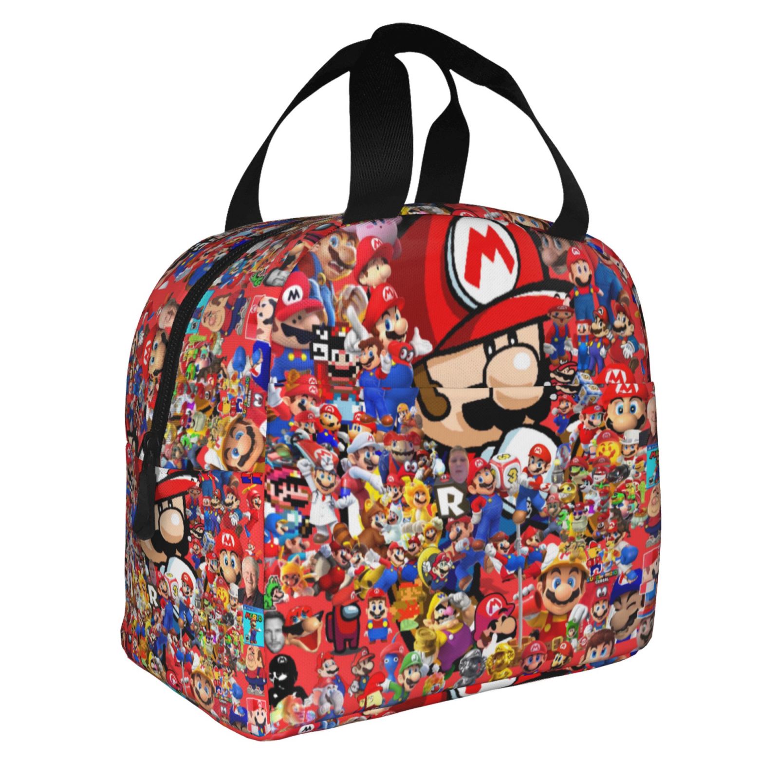 Insulated Lunch Box Super Mario Reusable Lunch Tote Bag Lunch For ...