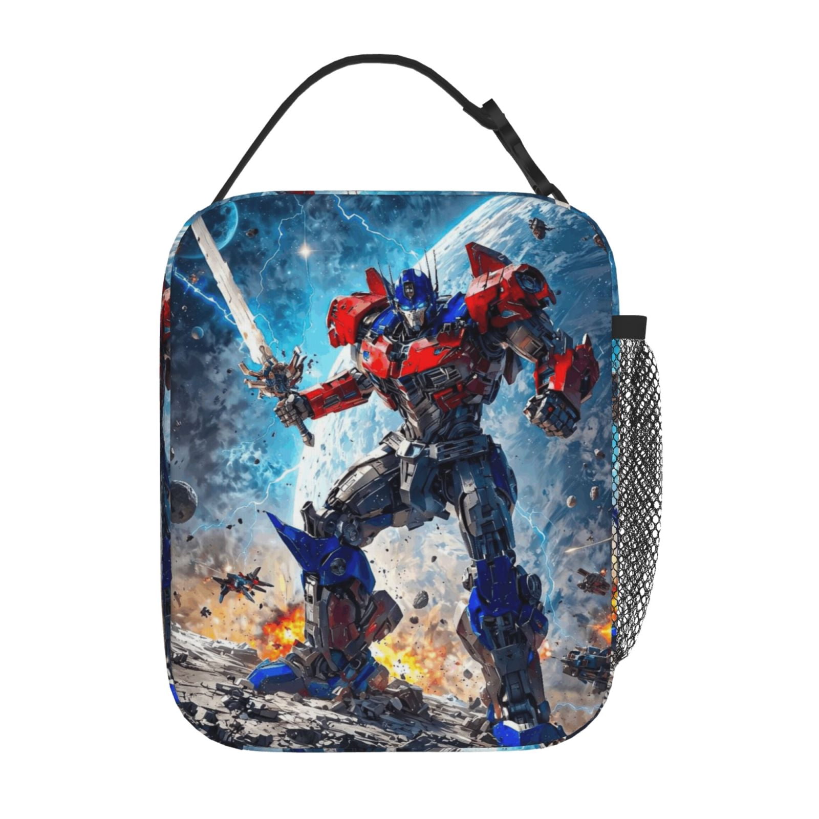 Insulated Lunch Box Transformers Themed Lunch Bag Lightweight Portable ...