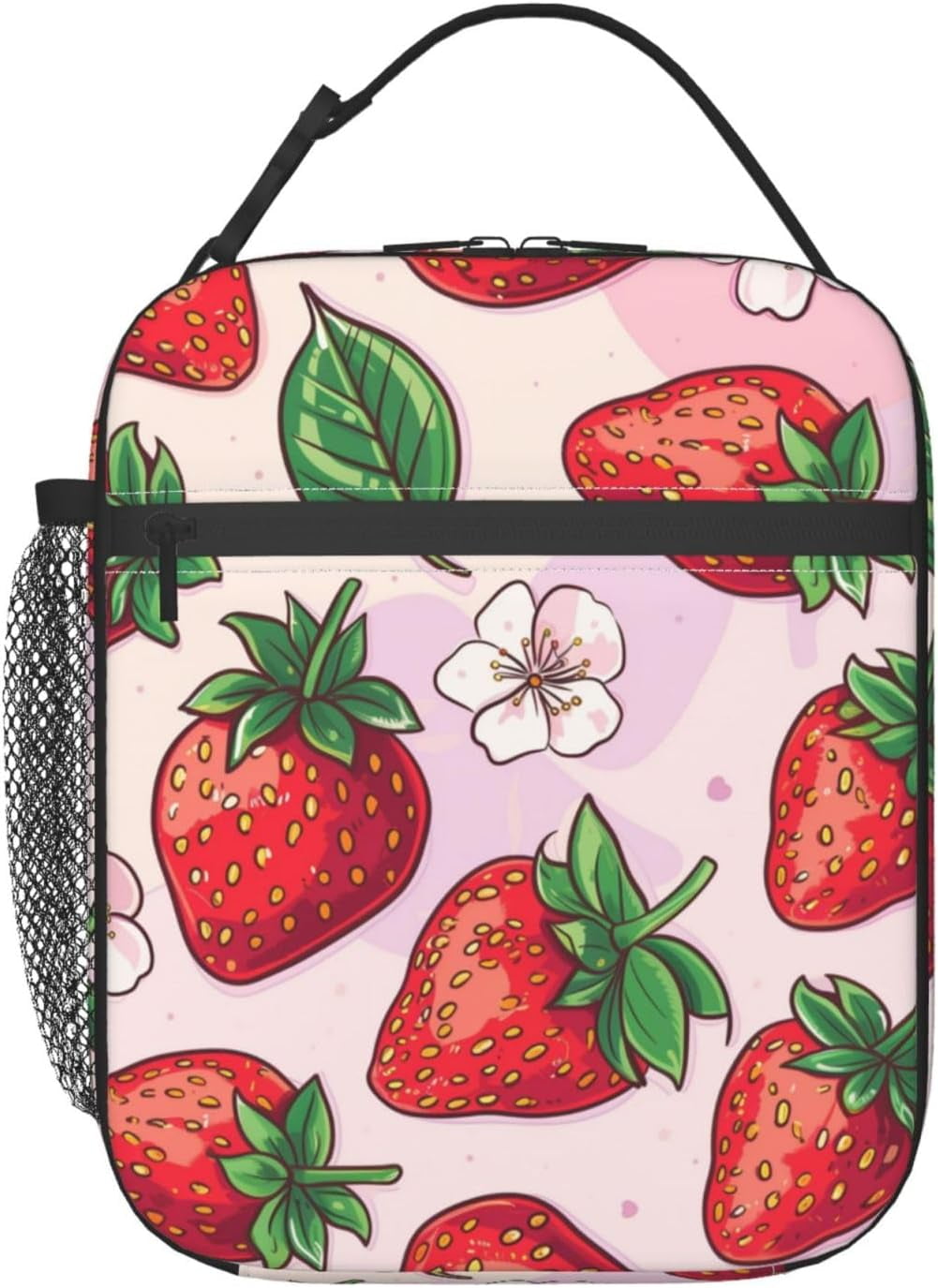 Insulated Lunch Box for Women Strawberry Lunch Bag for Work,Picnic ...