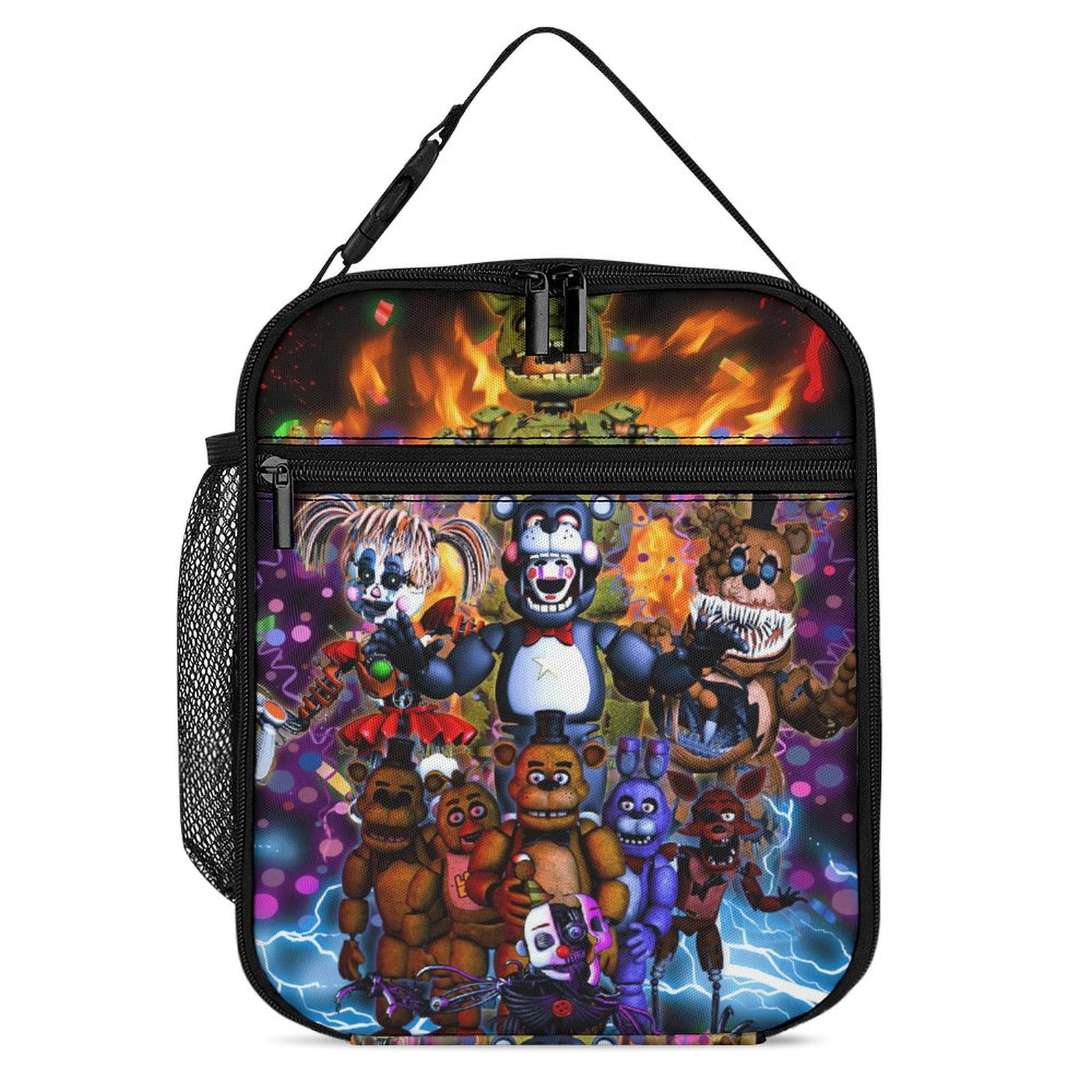 Insulated Lunch Box for Women Men,Cartoon Anime Five Nights at Freddy's ...