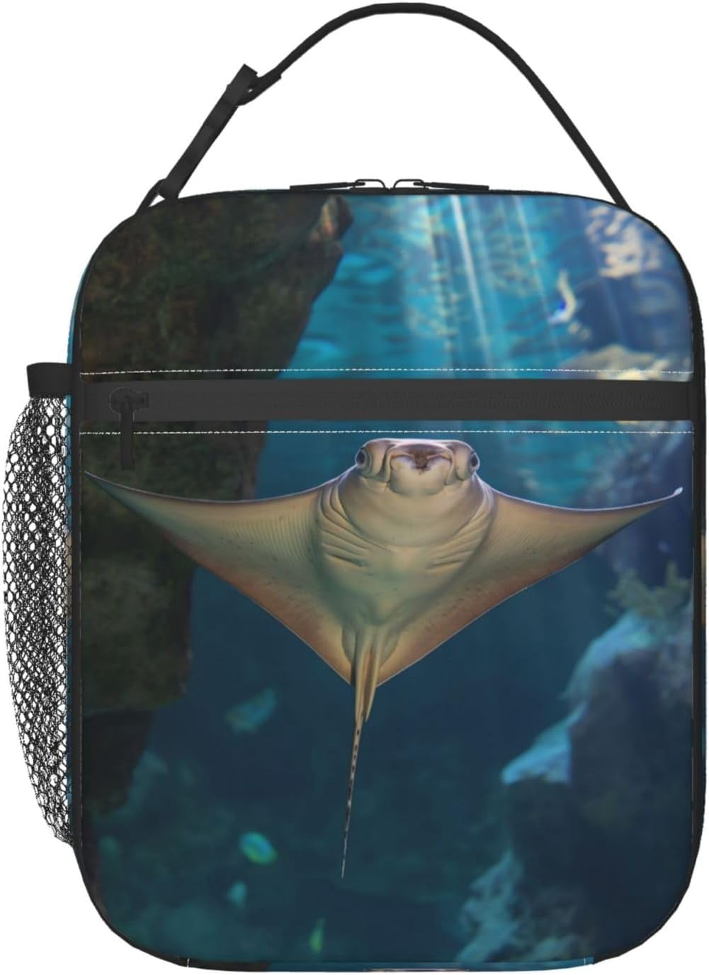 Insulated Lunch Box for Women Men Stingray Ocean Lunch Box Reusable ...