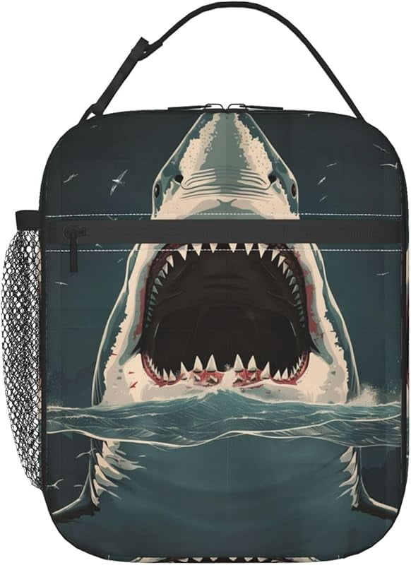 Insulated Lunch Box for Men Shark Lunch Bag for Work,Picnic,Travel ...