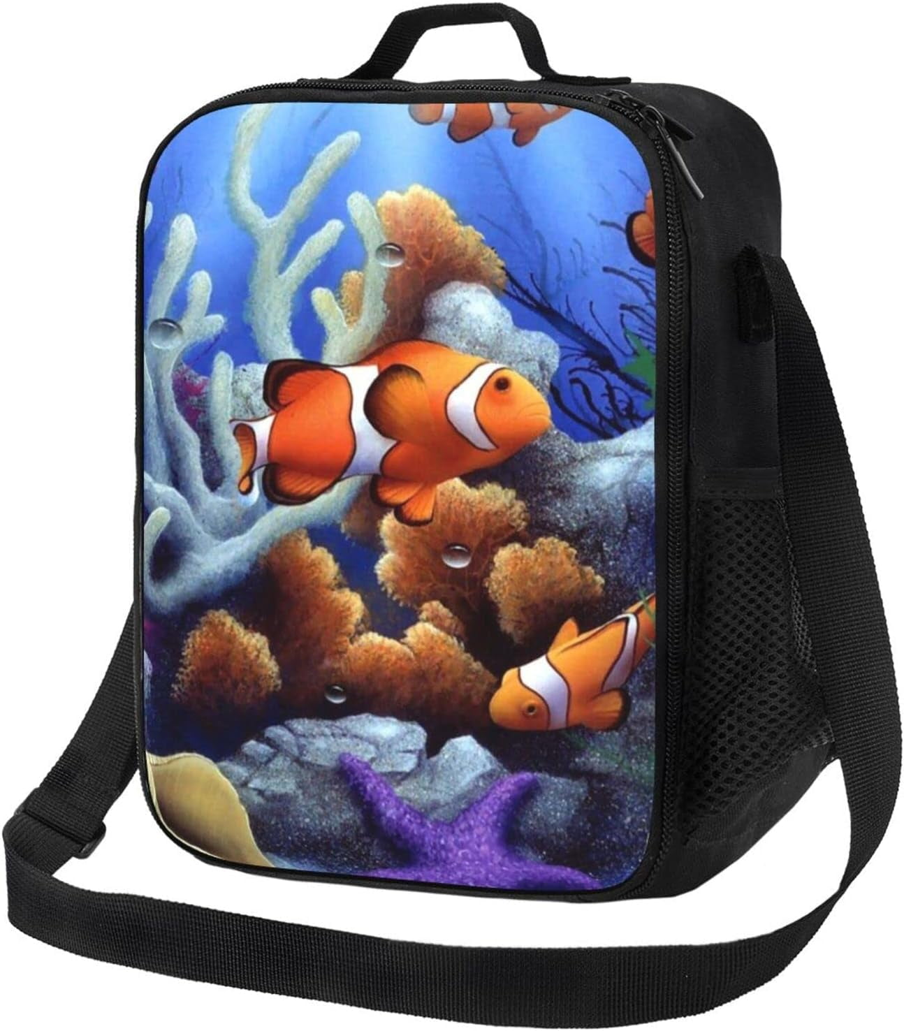 Insulated Lunch Box for Women Men Cartoon Clown Fish Lunch Bag Lunch ...