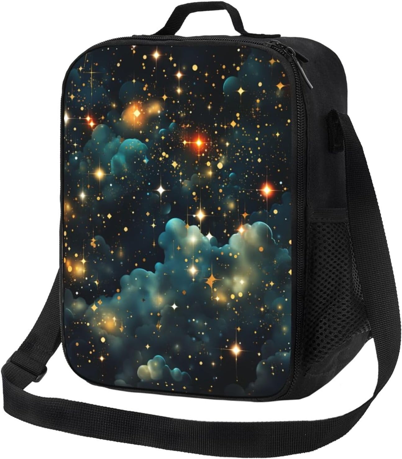 Insulated Lunch Box for Women Men Colorful starry sky Lunch Bag Lunch ...