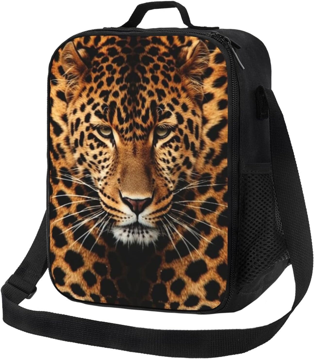 Insulated Lunch Box for Women Men Depict a leopard Lunch Bag Lunch ...