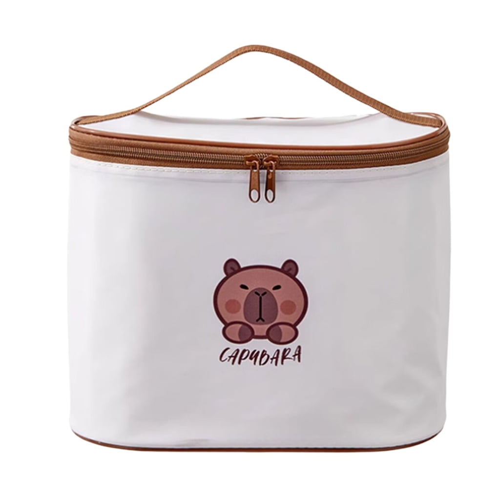 Insulated Lunch Holder with Capybara Print Aluminum Foils Lining Bag ...