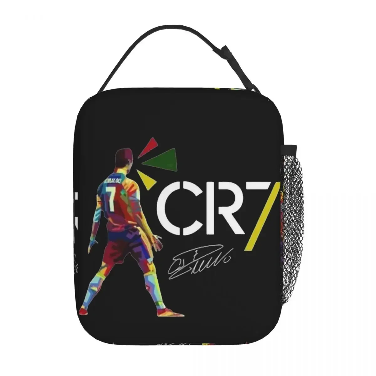 Insulated Lunch Tote Bag Cr7 Ronaldos Signature Merch Football Food Box ...