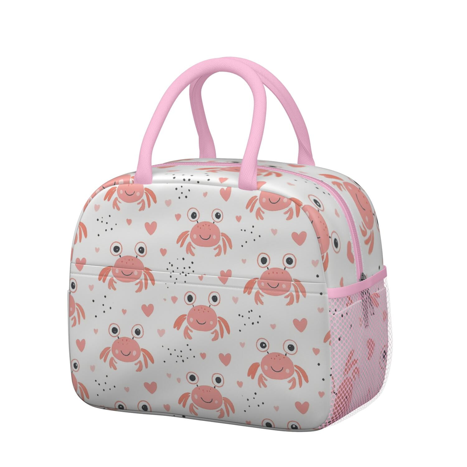 Insulated Lunch Tote Lunch Box for Women Men,Marine Adorable Crab ...