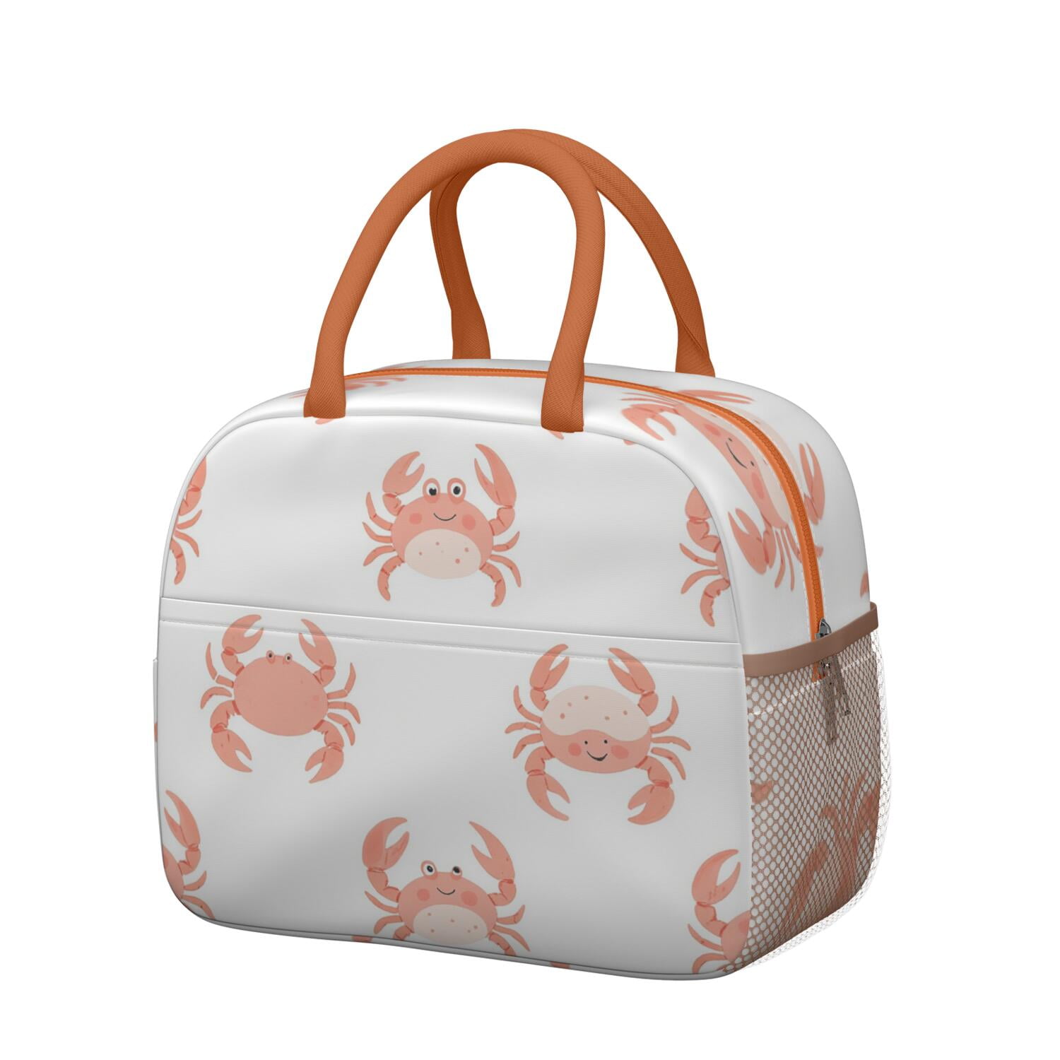 Insulated Lunch Tote Lunch Box for Women Men,Marine Adorable Crab ...
