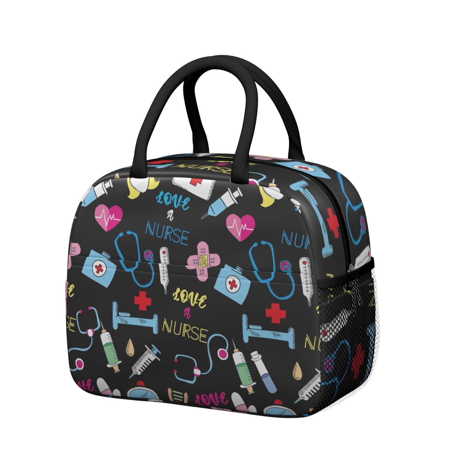 Insulated Lunch Tote for Nurses - Reusable Thermal Lunch Bag with ...