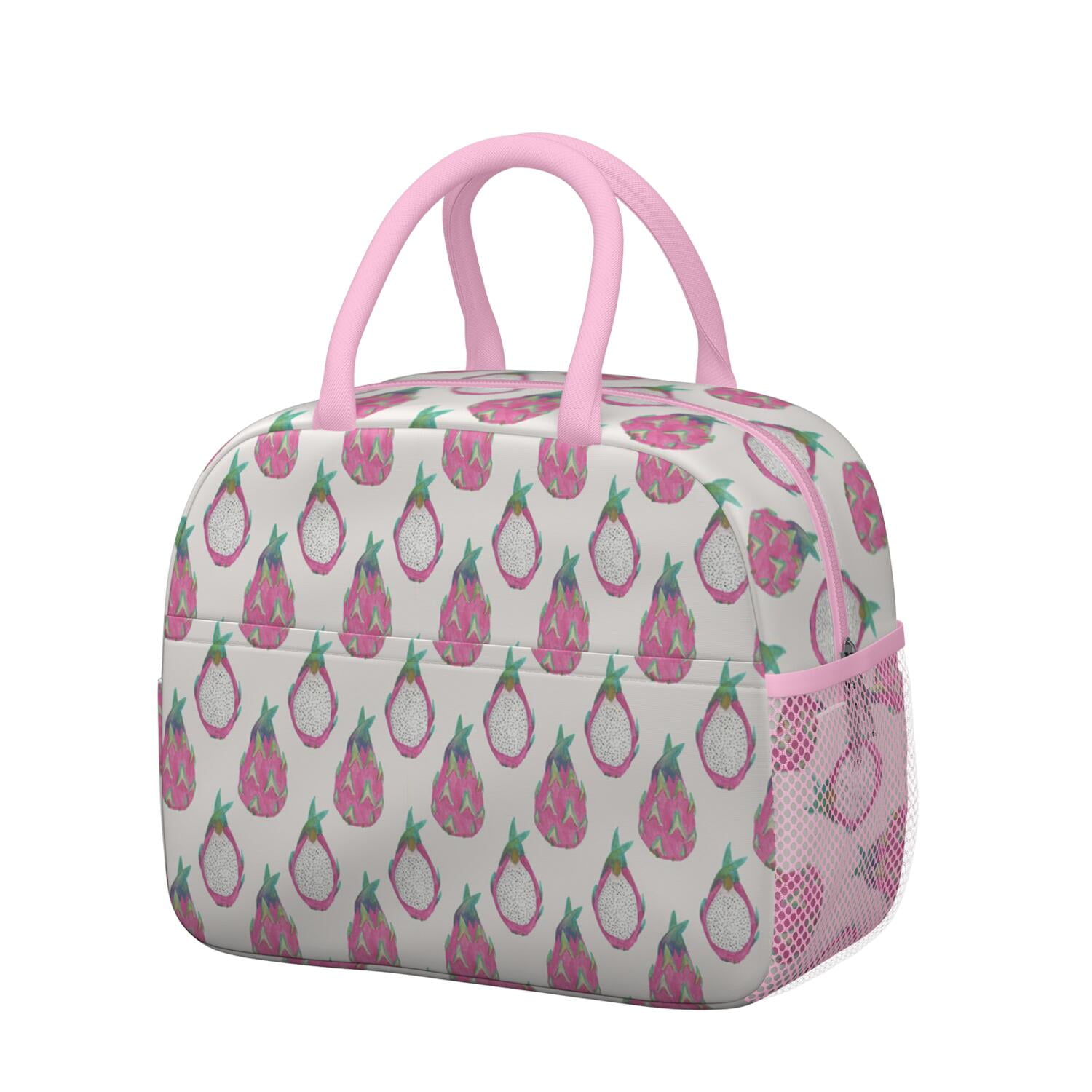 Insulated Lunch Tote - Pitaya Dragon Fruit Tropical Exotic Print ...