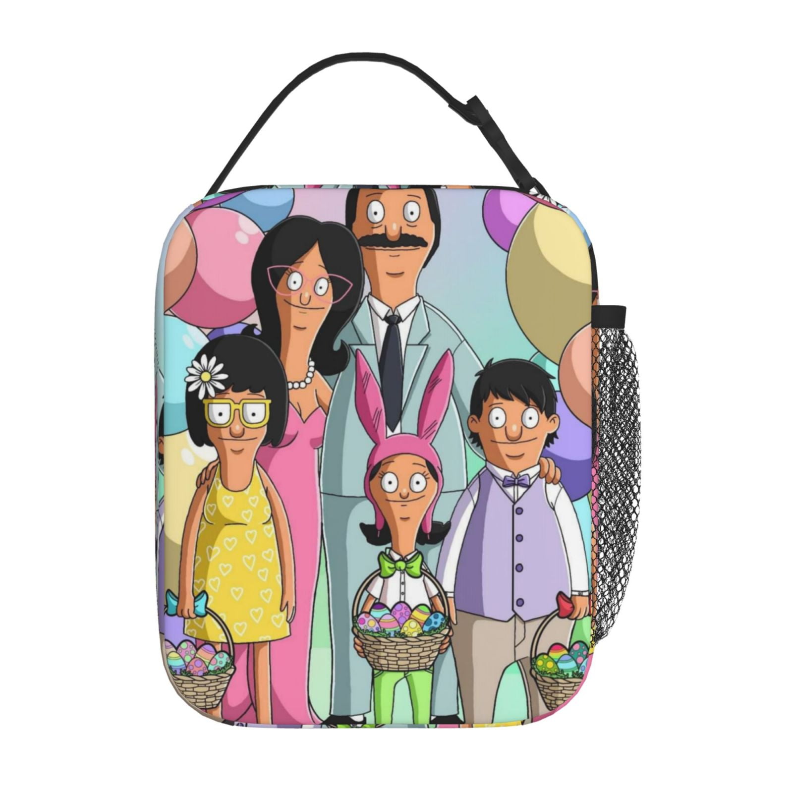 Insulated Meal Box Cooler Tote, Bob's Burgers Lunch Bag with Shoulder ...