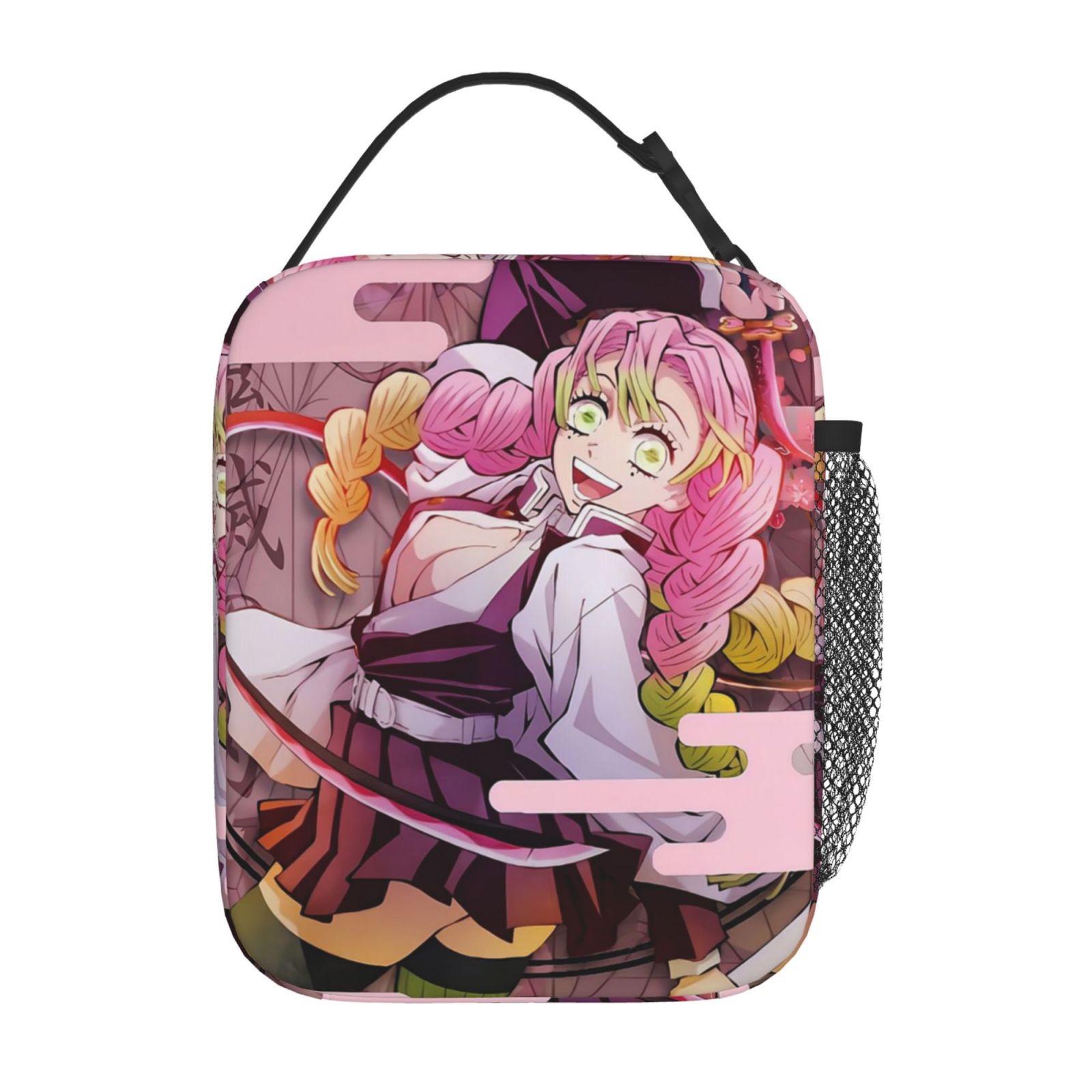 Insulated Meal Box Cooler Tote, Demon Slayer Kanroji Mitsuri Lunch Bag ...