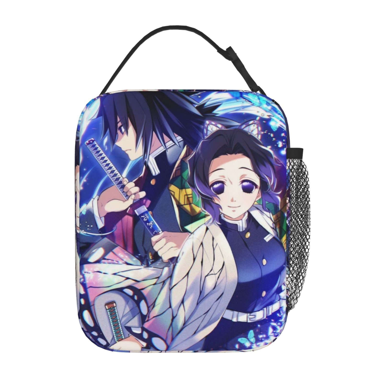 Insulated Meal Box Cooler Tote, Demon Slayer Kochou Shinobu Lunch Bag ...