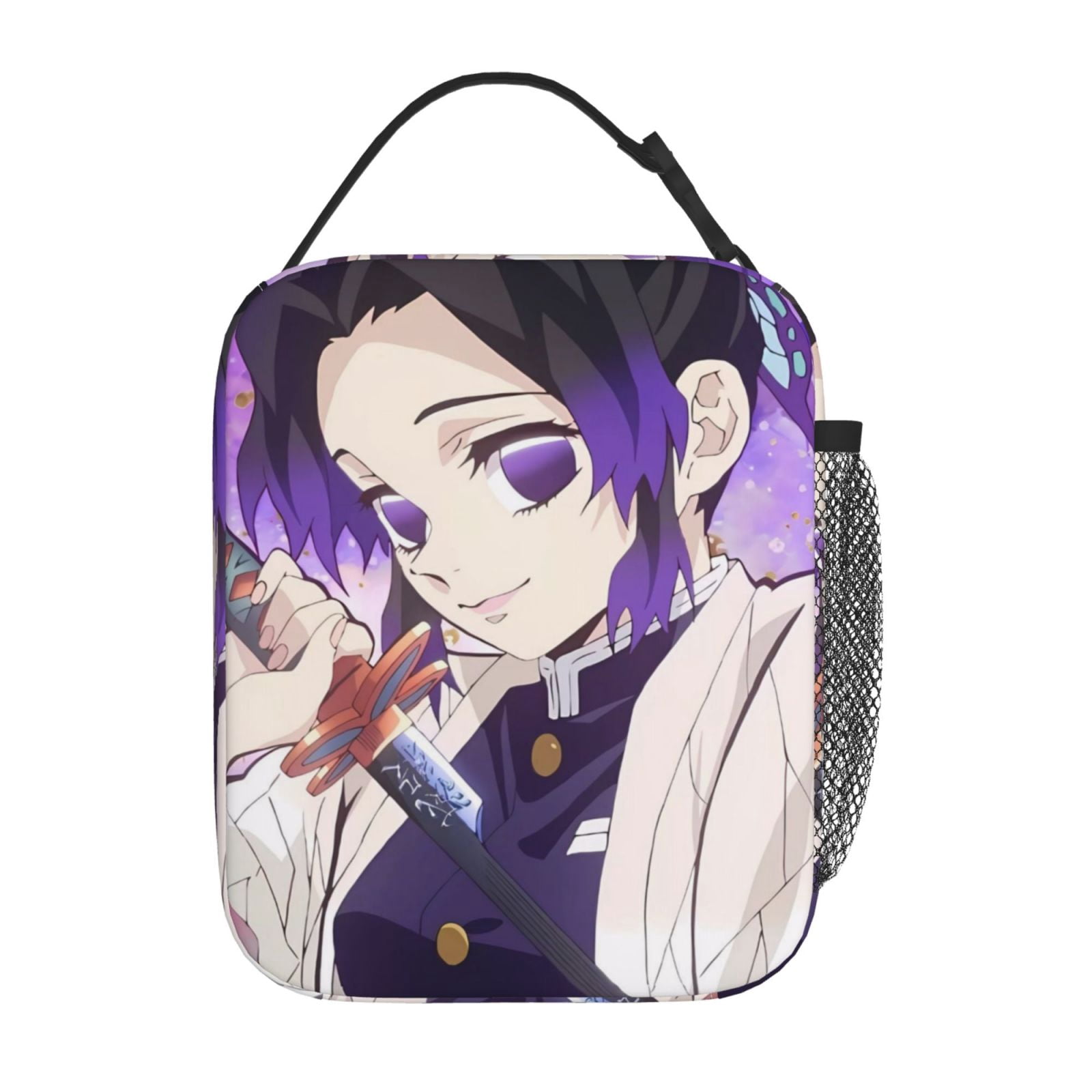 Insulated Meal Box Cooler Tote, Demon Slayer Kochou Shinobu Lunch Bag ...