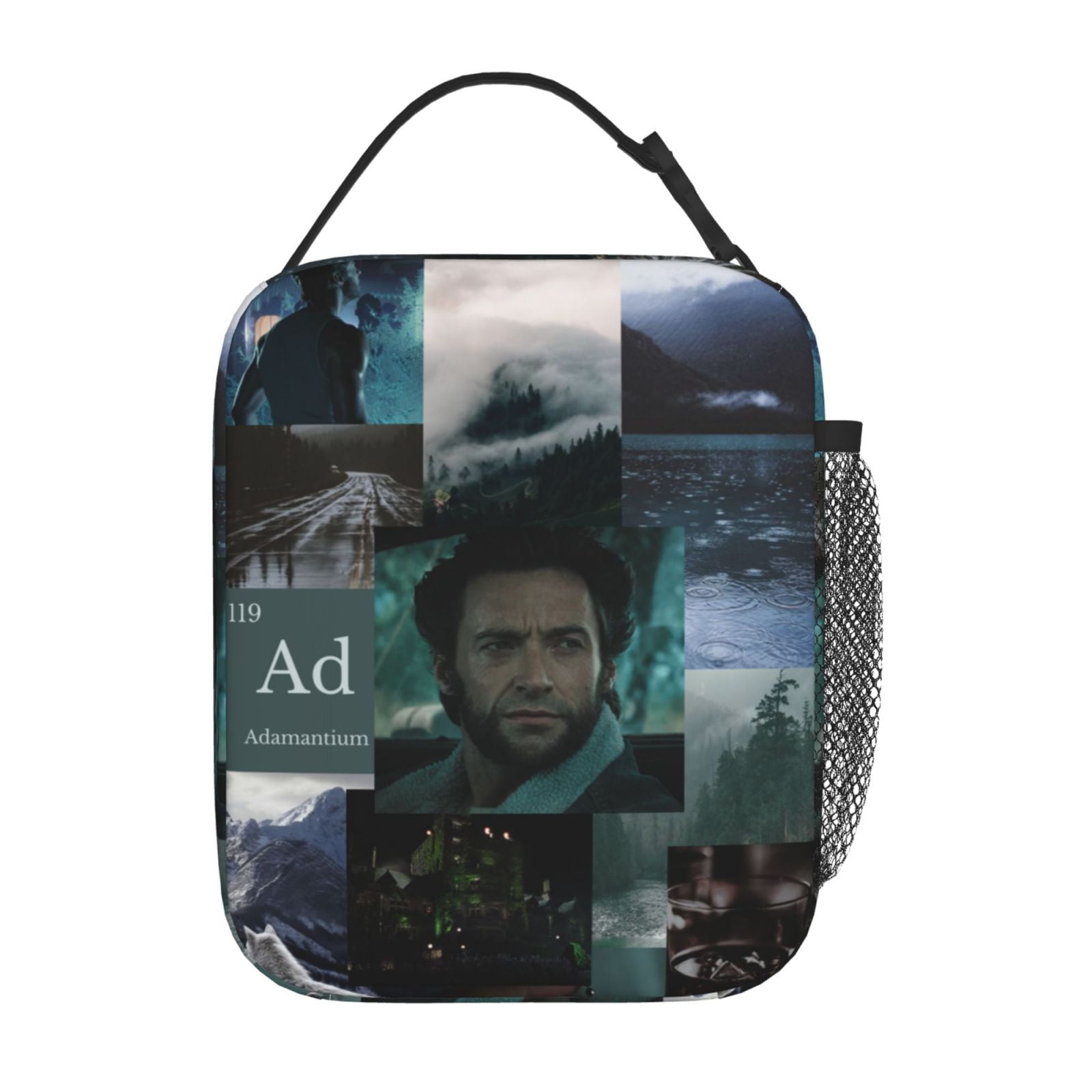 Insulated Meal Box Cooler Tote, Hugh Jackman Wolverine Lunch Bag with ...
